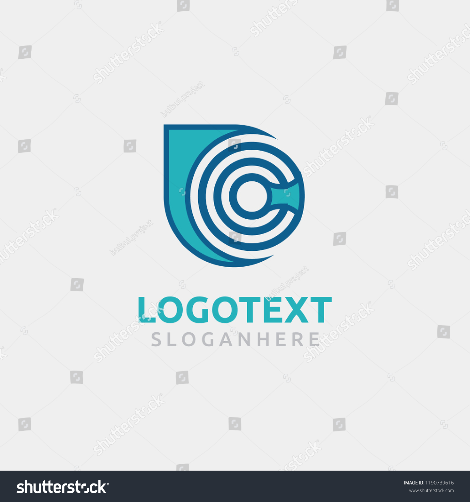 Cinside Logo Vector Stock Vector (Royalty Free) 1190739616