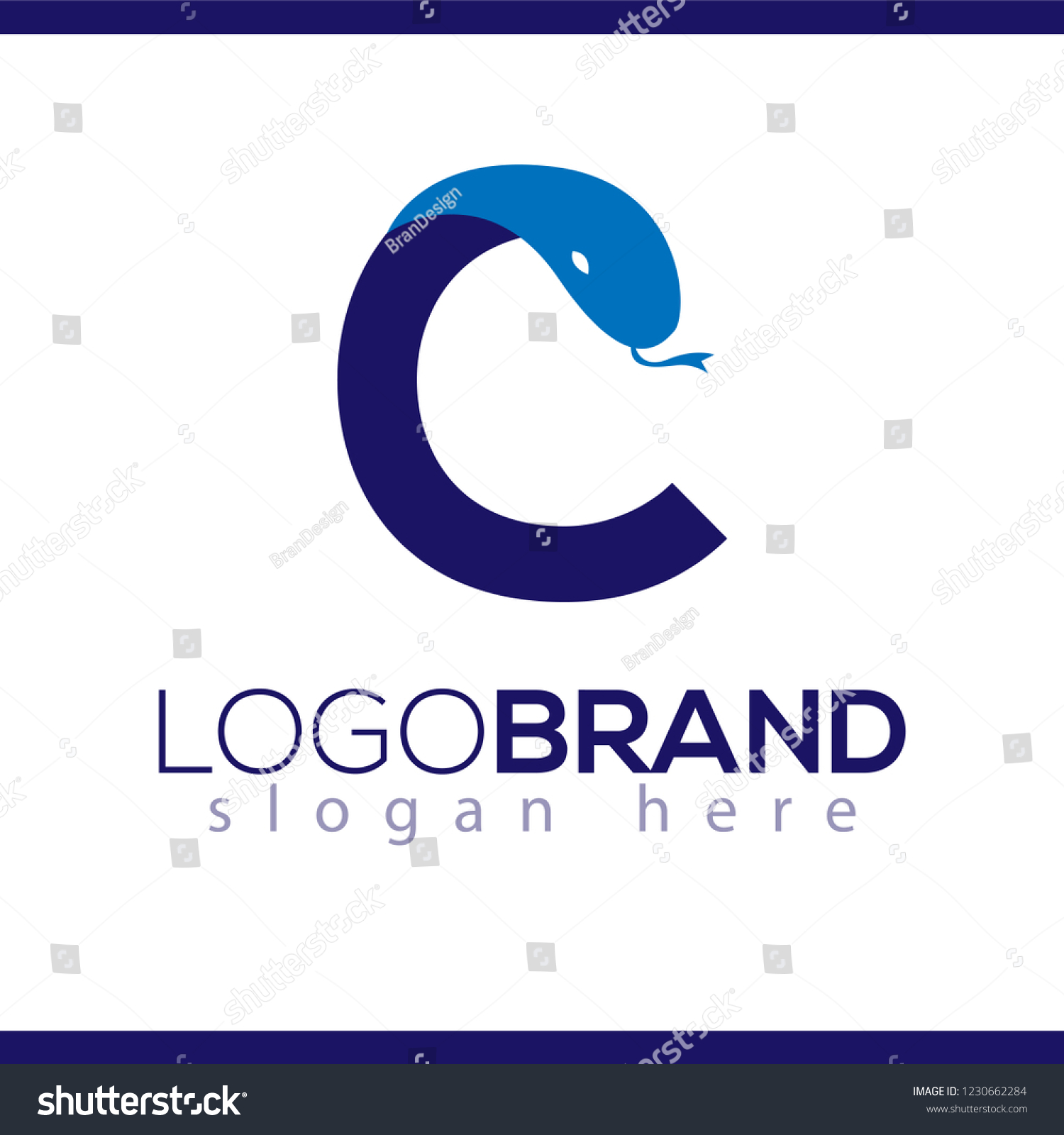 C Letter Snake Logo Icon Vector: เวกเตอร์สต็อก (ปลอดค่าลิขสิทธิ์ ...