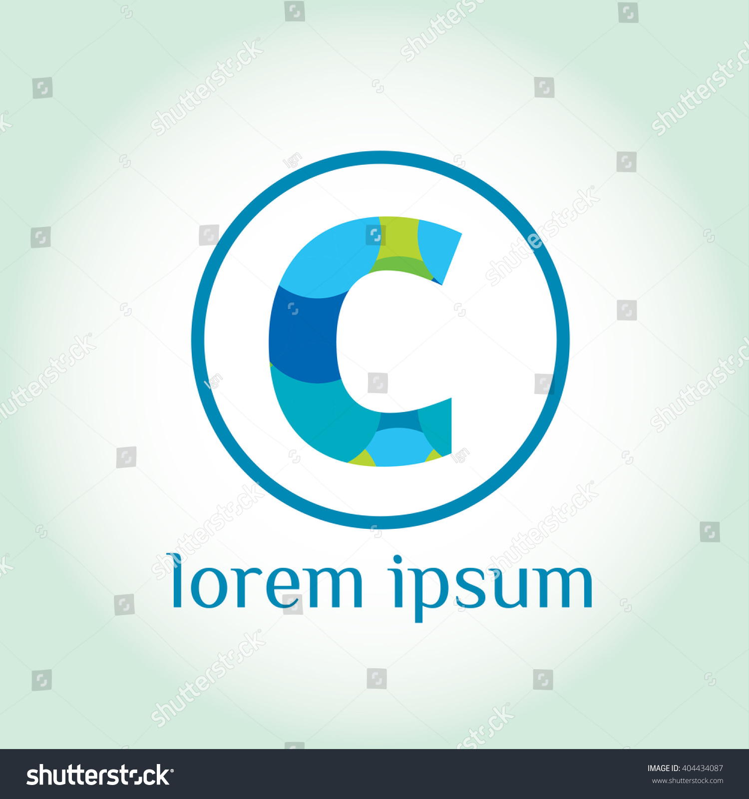 C Letter Vector Logo Template Stock Vector (Royalty Free) 404434087 ...