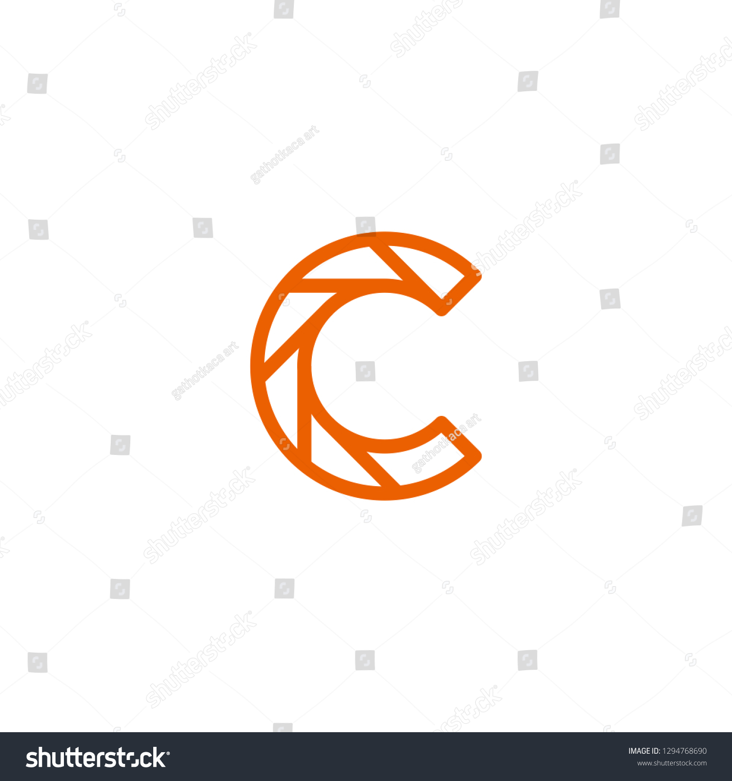 C Logo Design Stock Vector (Royalty Free) 1294768690 | Shutterstock