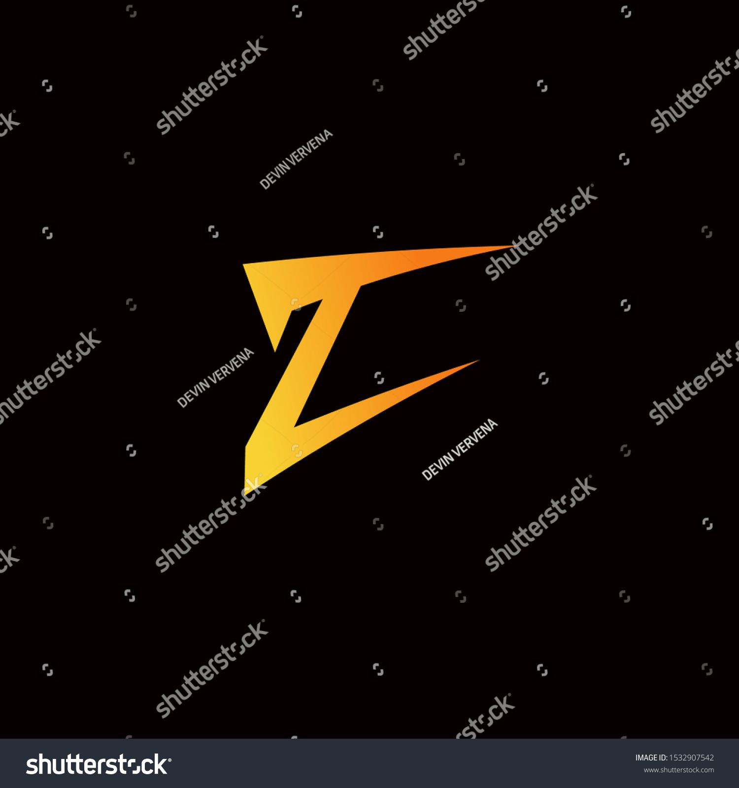 C Logo Black Background Stock Vector (Royalty Free) 1532907542 ...