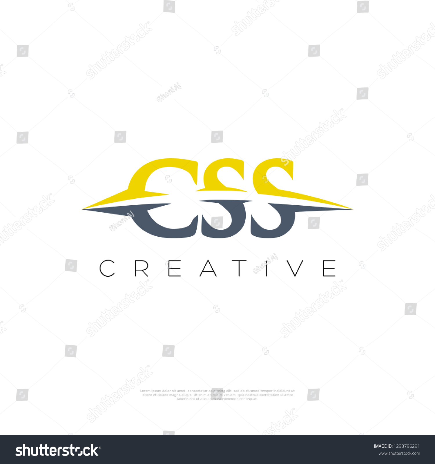 C S S Technology Logo Design Stock Vector (Royalty Free) 1293796291 ...