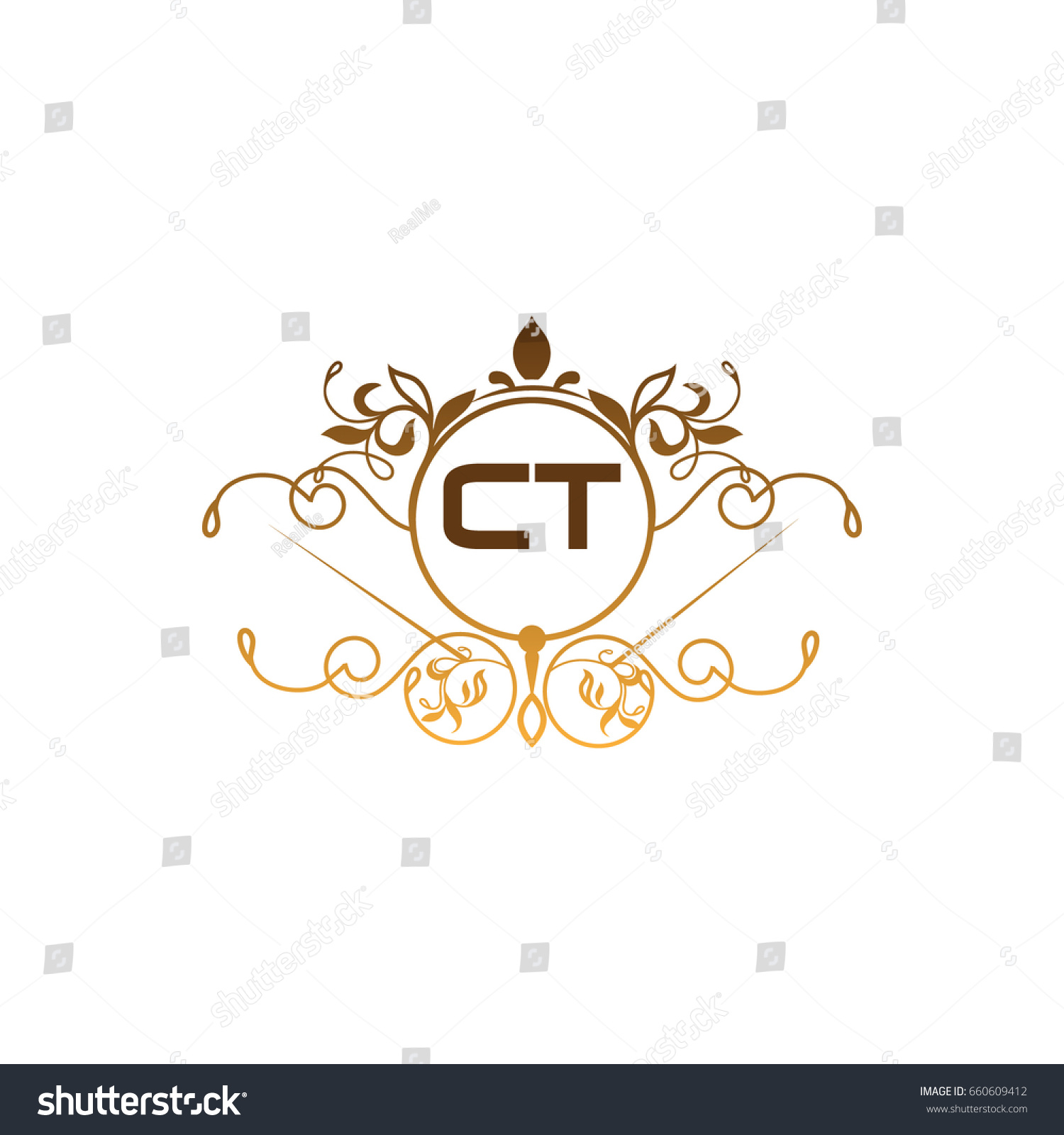 C T Logo Stock Vector (Royalty Free) 660609412 | Shutterstock