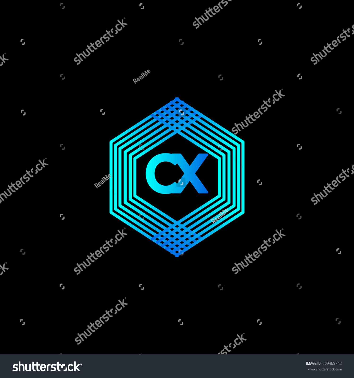 C X Logo Stock Vector (Royalty Free) 669465742 | Shutterstock