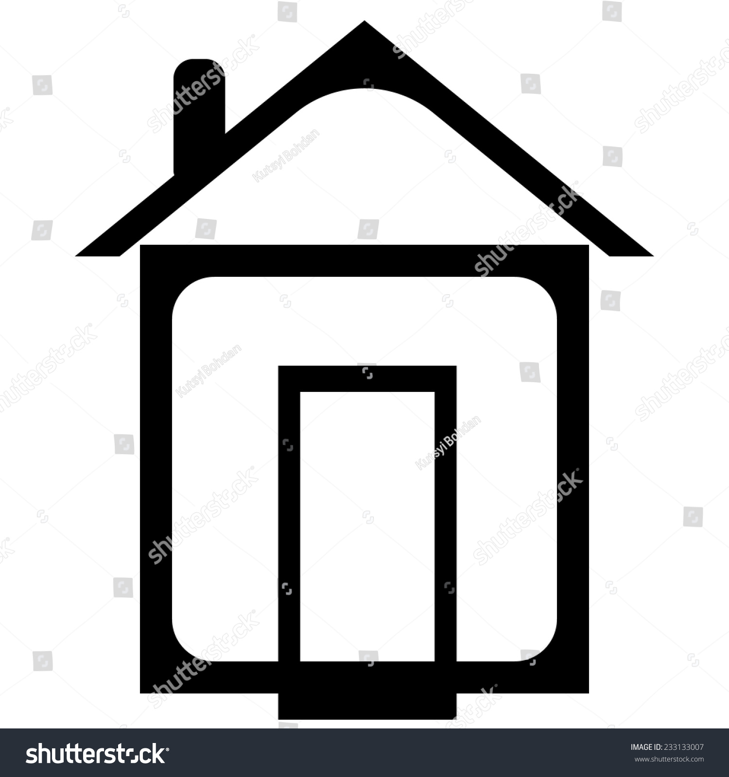 Cabin Icon Stock Vector (Royalty Free) 233133007 | Shutterstock