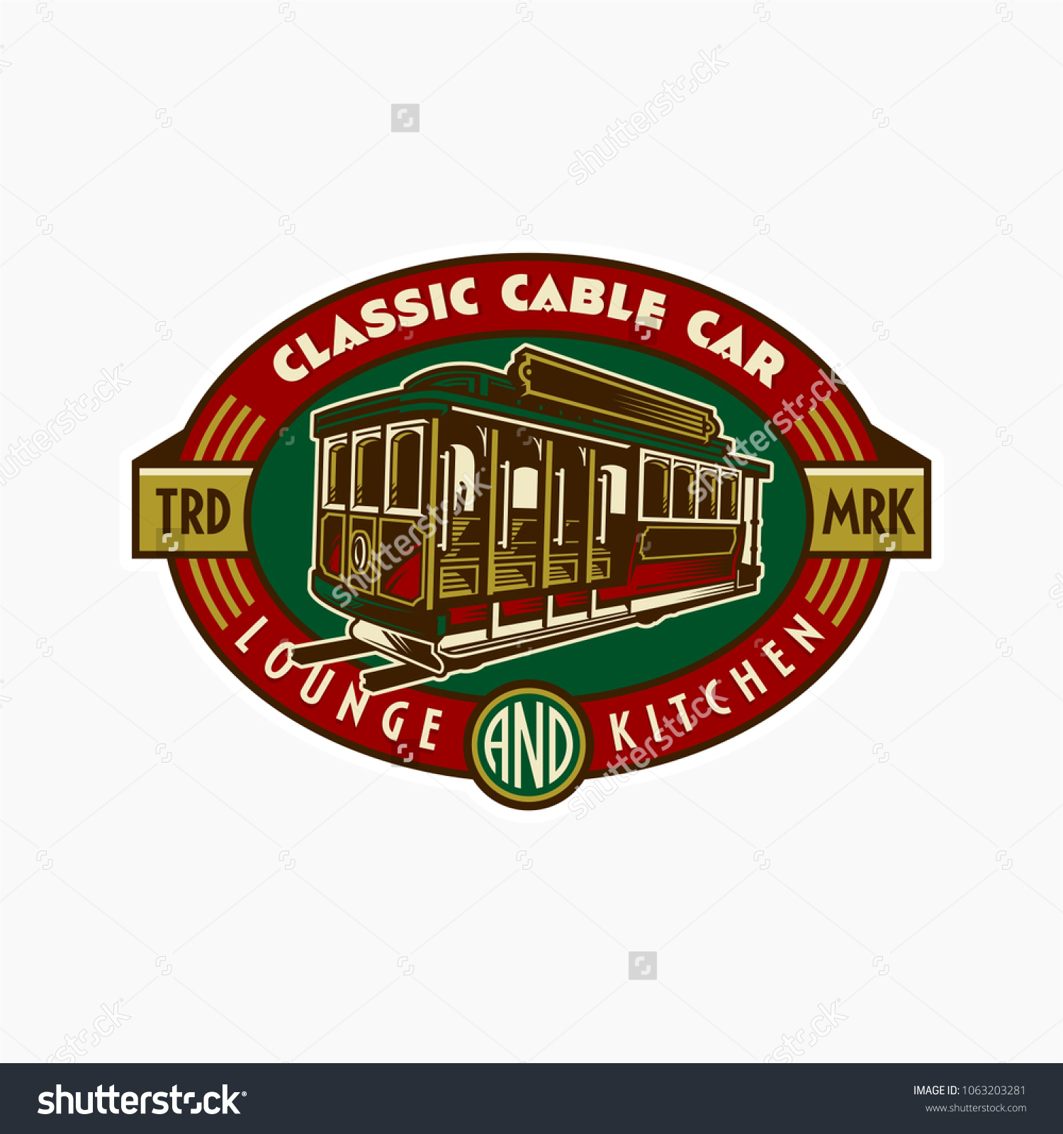 Cable Car Logo Vector: vector de stock (libre de regalías) 1063203281 ...
