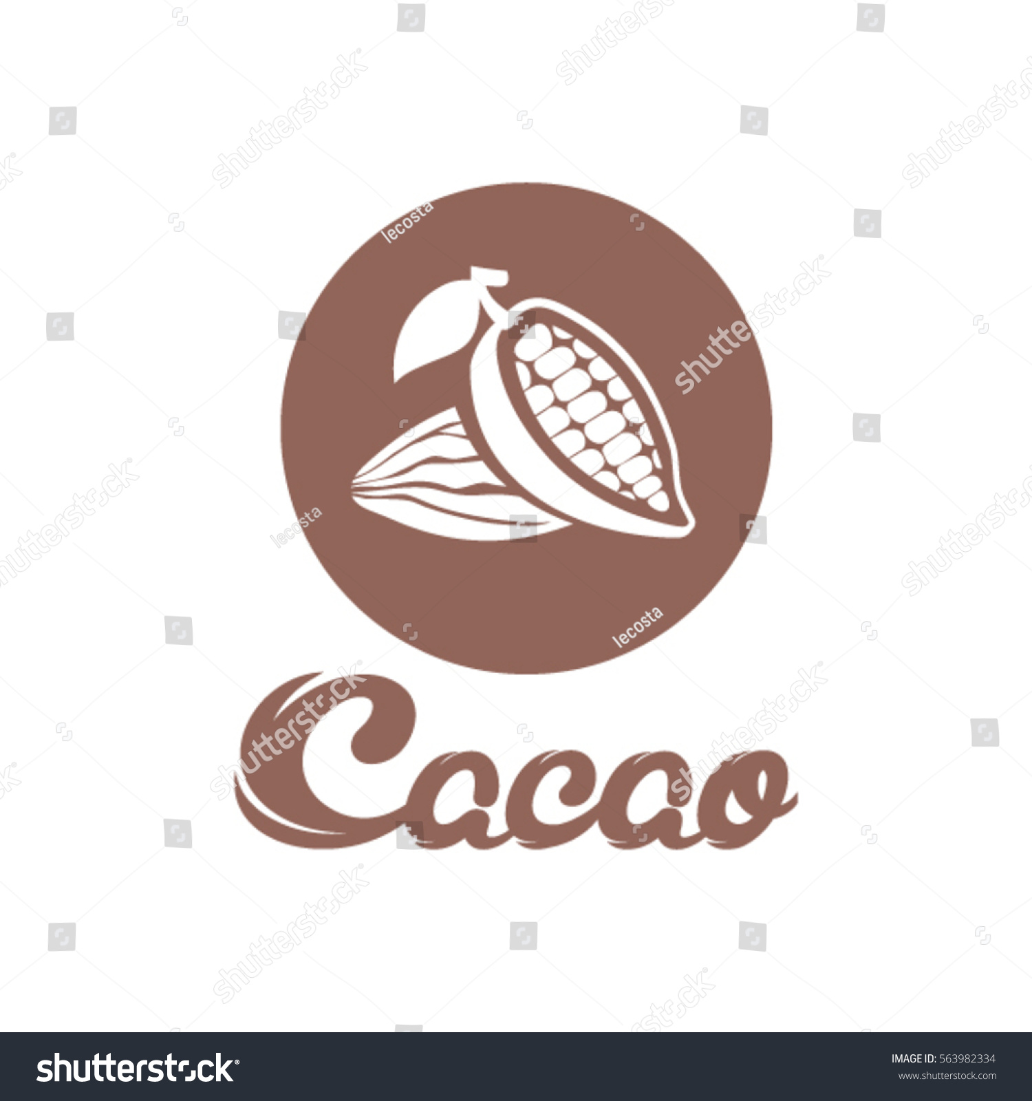 Cacao Chocolate Logo