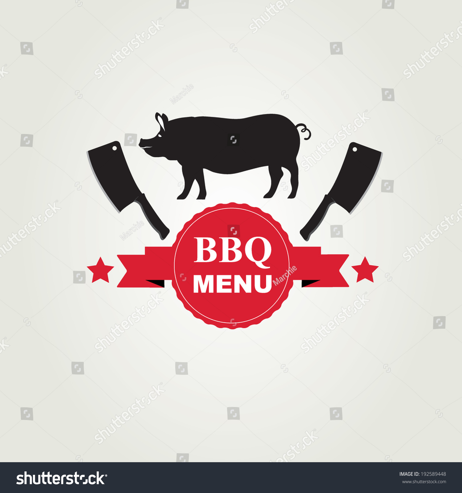 Cafe Menu Grill Template Designvector Illustration Stock Vector ...