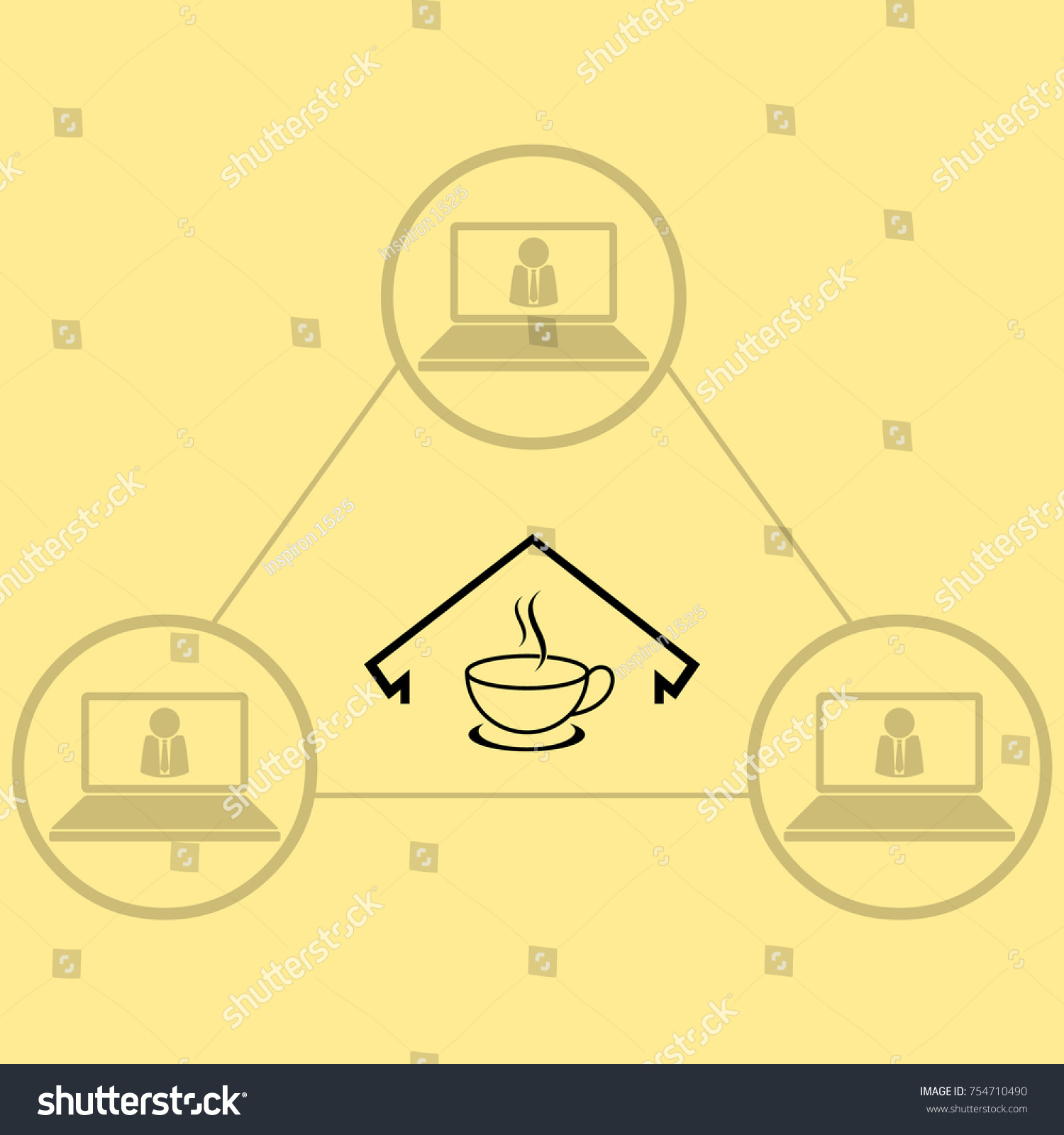 Cafeteria Vector Icon Stock Vector (Royalty Free) 754710490 | Shutterstock