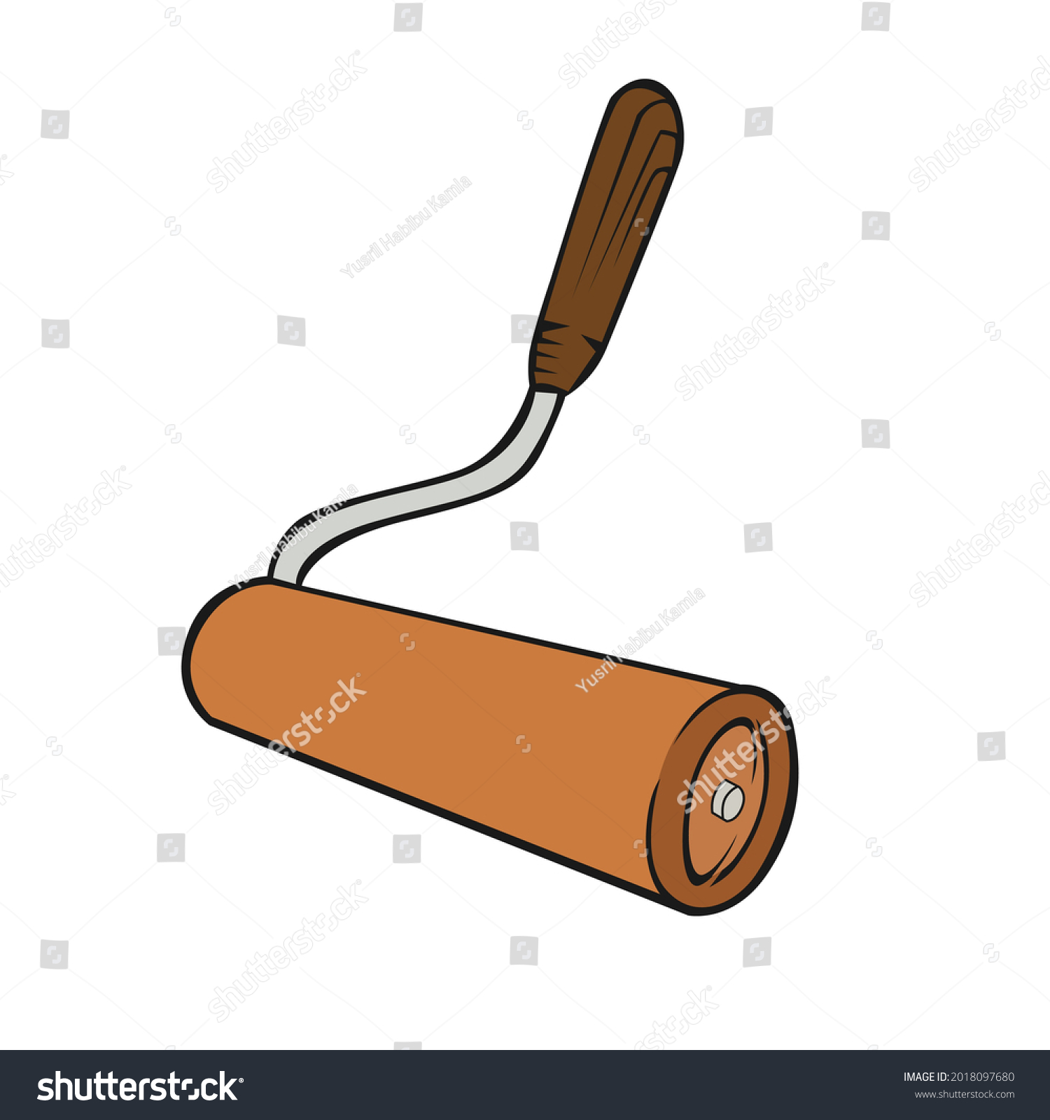 Cake Dough Leveler Visual Design Stock Vector (Royalty Free) 2018097680 ...