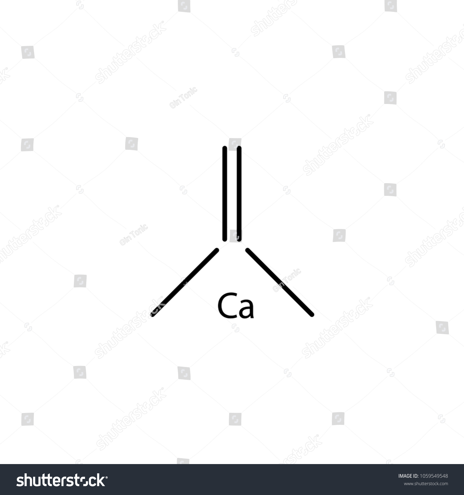 Calcium Carbonate Icon Stock Vector (Royalty Free) 1059549548 ...
