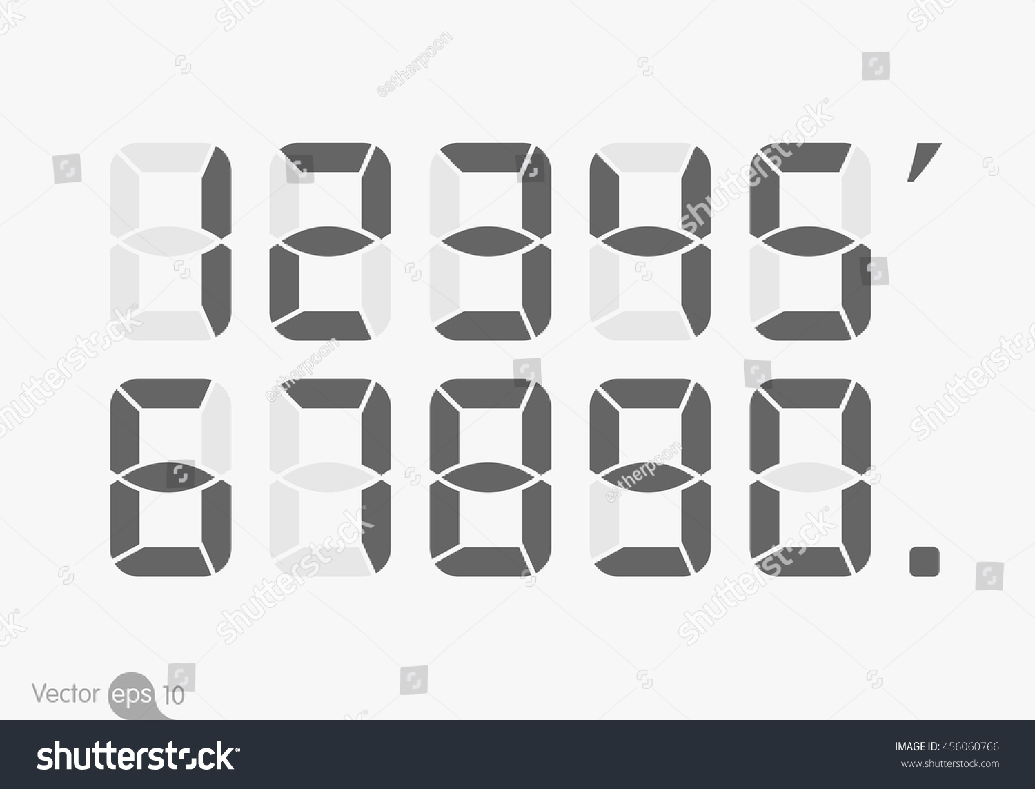 43,280 8 digit Stock Vectors, Images & Vector Art | Shutterstock
