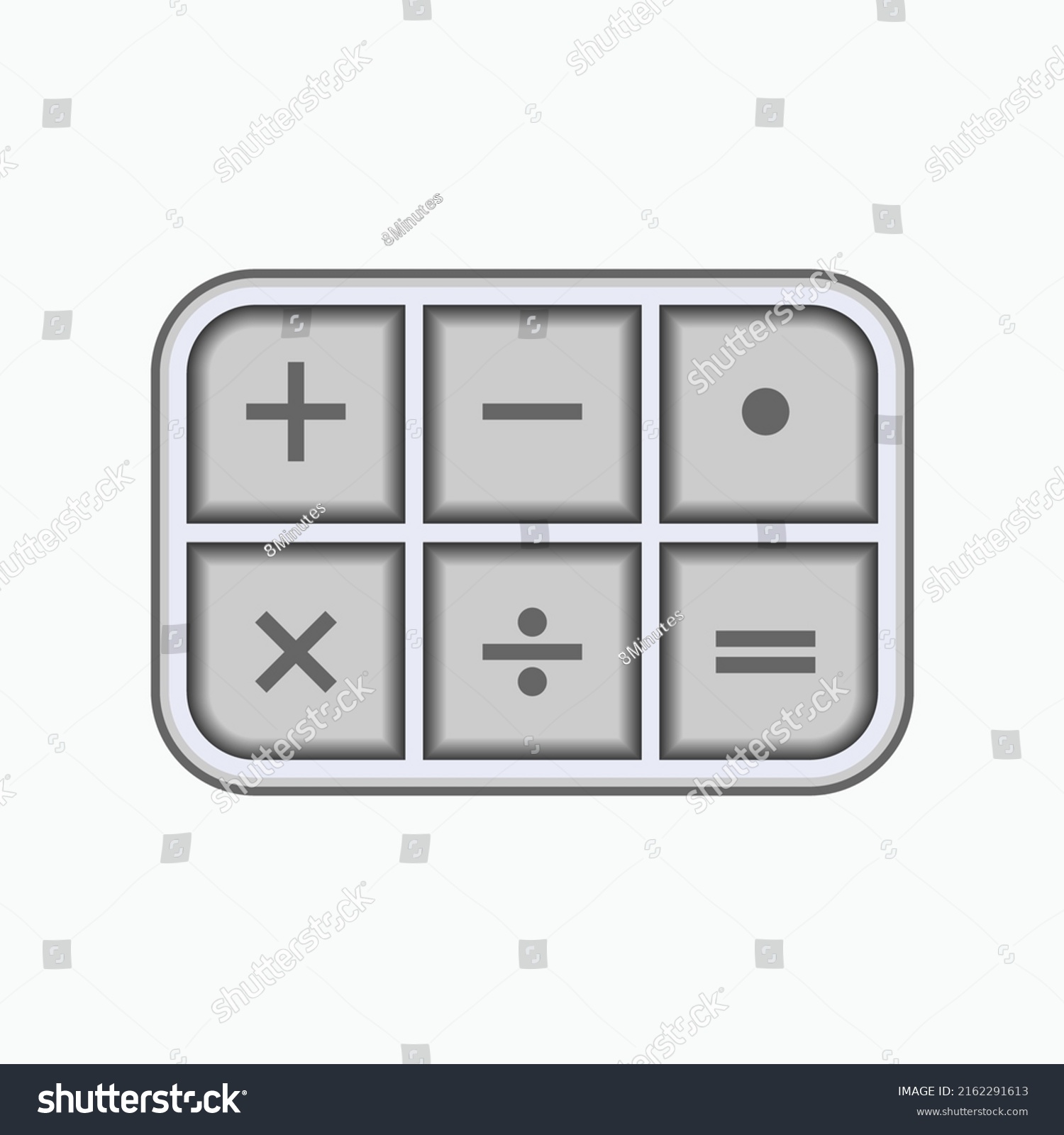Calculator Icon Automatic Calculate Tool Symbol Stock Vector (Royalty ...