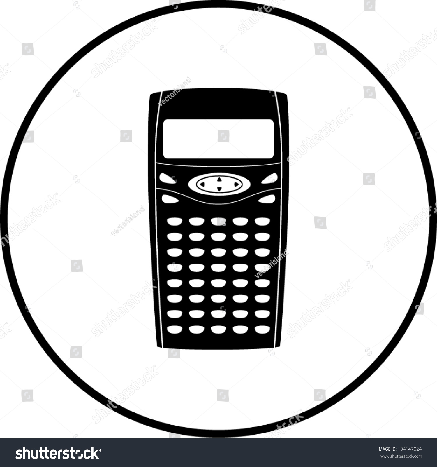 Calculator Symbol Stock Vector (Royalty Free) 104147024 | Shutterstock