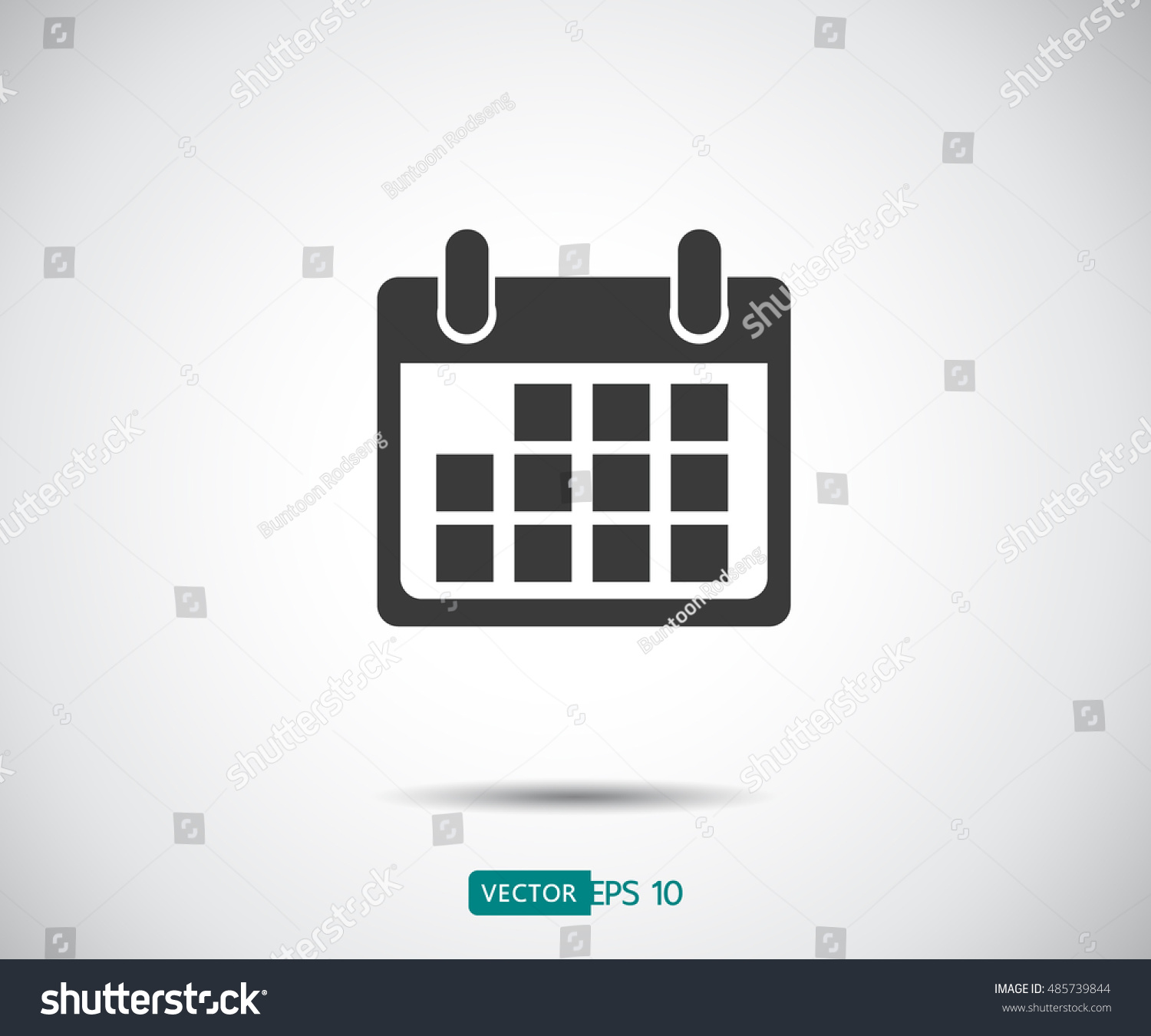 Calendar Icon Logo Vector Illustration Stock Vector (Royalty Free ...