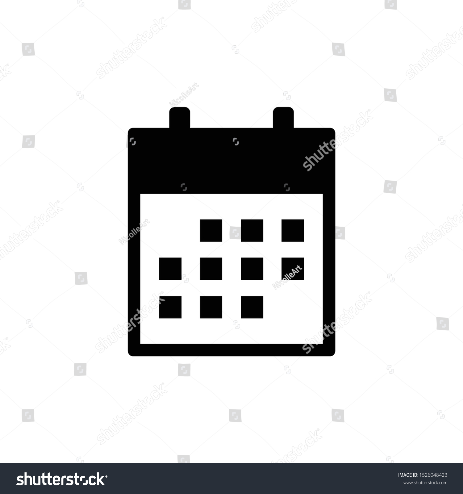 Calendar Icon Vectorscheduledate Icon Vector Stock Vector (Royalty Free ...