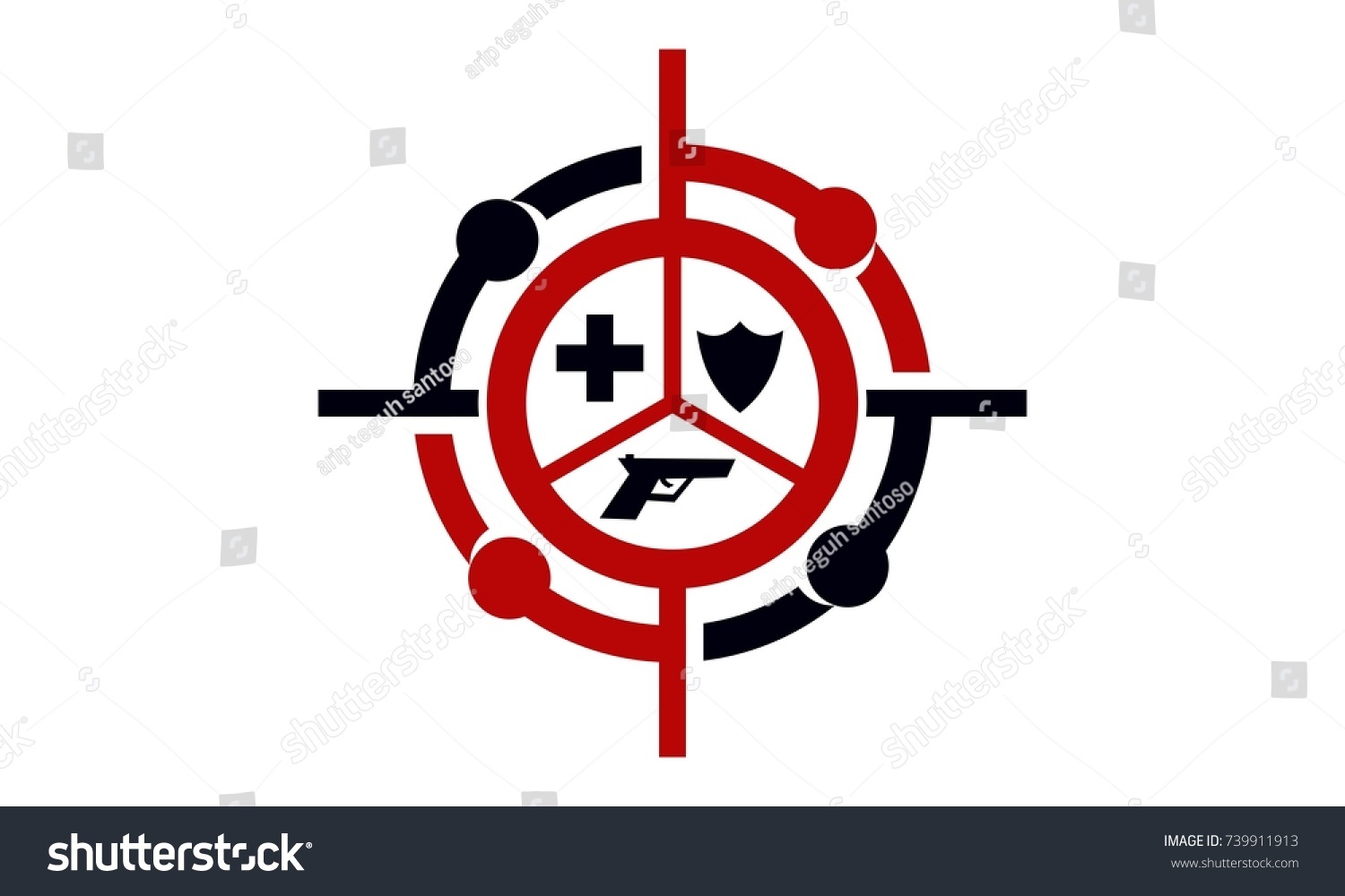 663 Gun training logo Images, Stock Photos & Vectors | Shutterstock