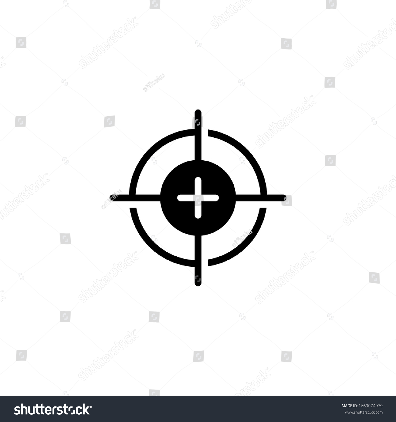 Calibrate Vector Icon Black Solid Flat Stock Vector (Royalty Free ...