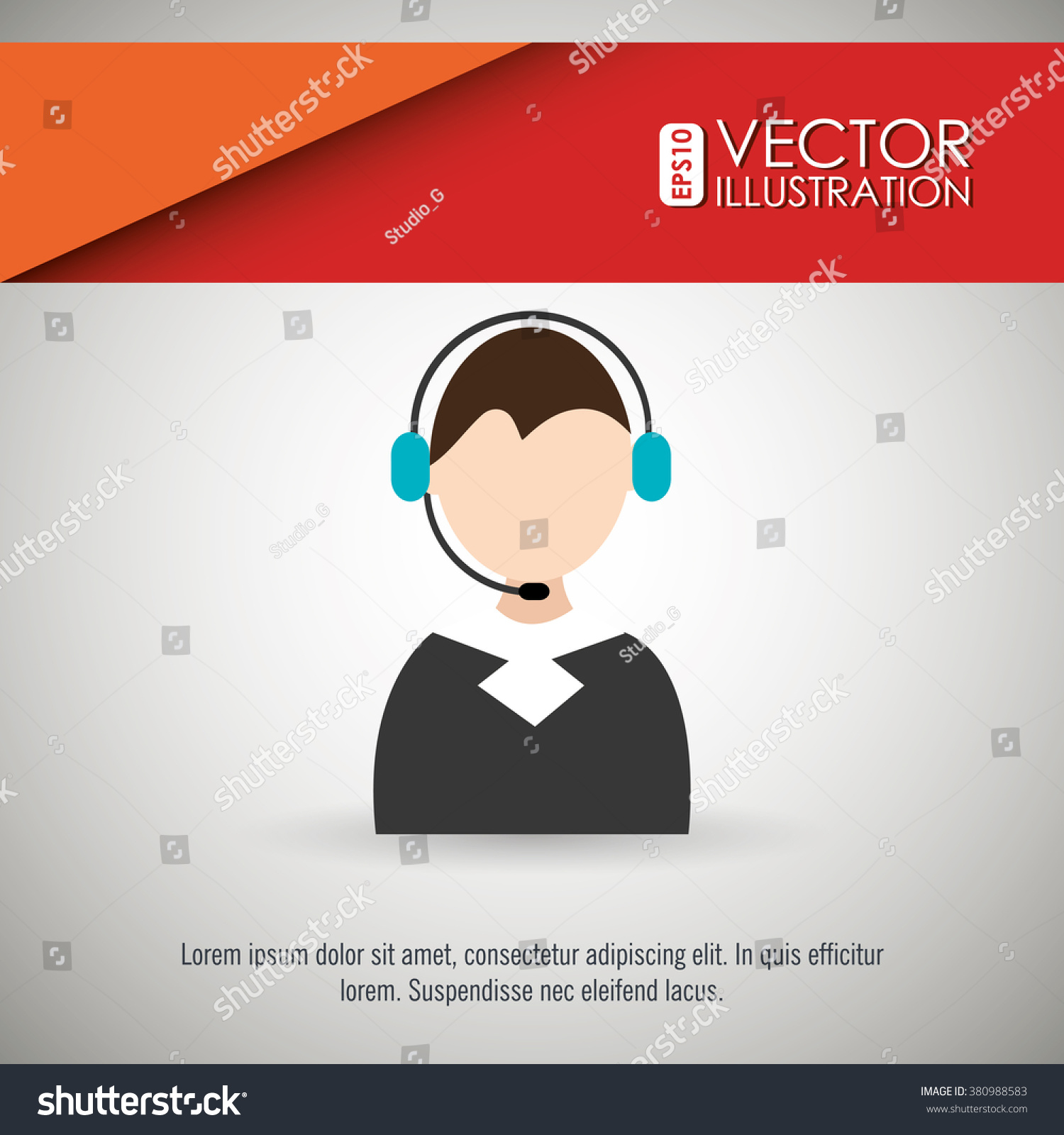 Call Center Agent Stock Vector (Royalty Free) 380988583 | Shutterstock