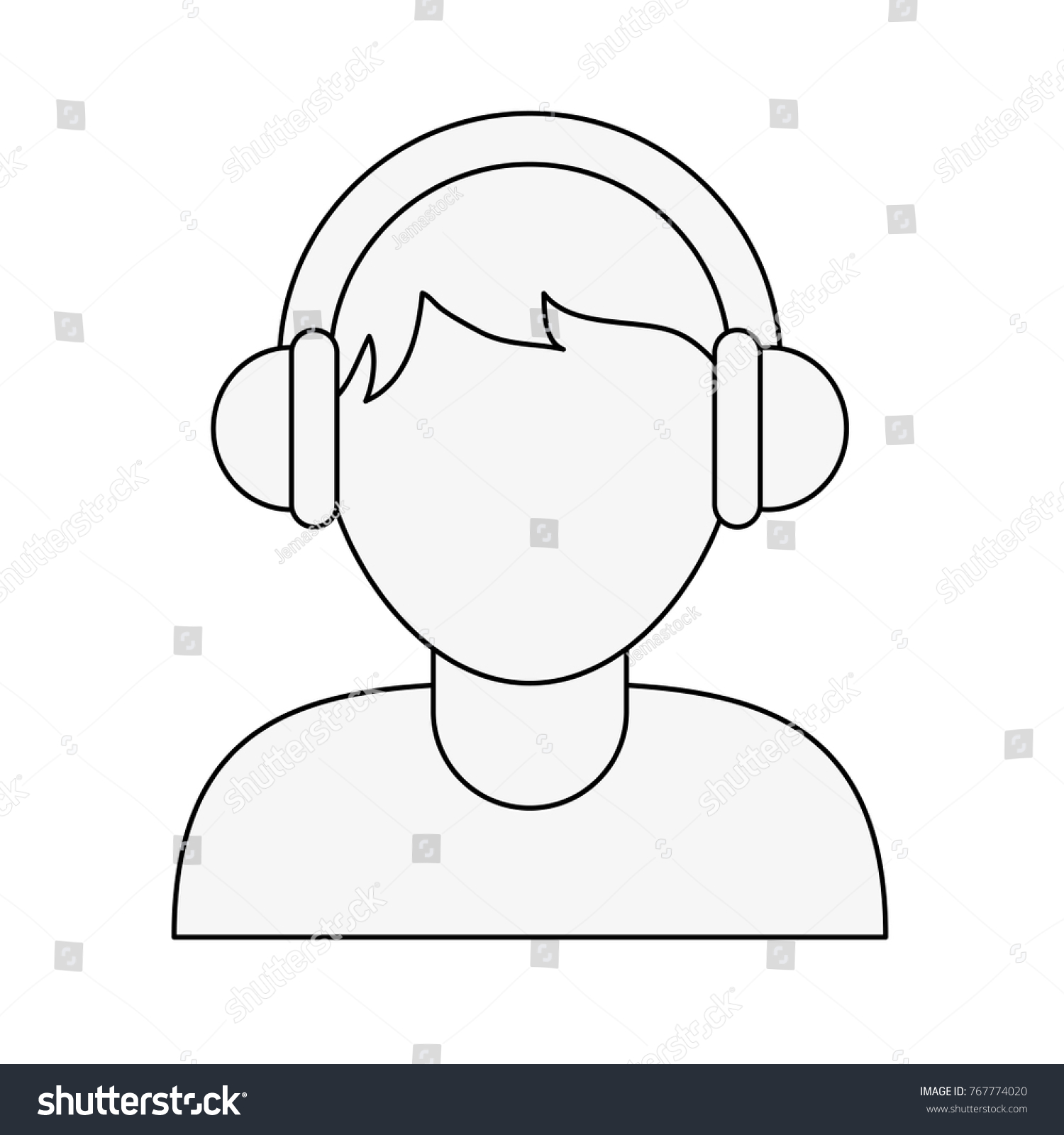 Call Center Agent Symbol Stock Vector (Royalty Free) 767774020 ...