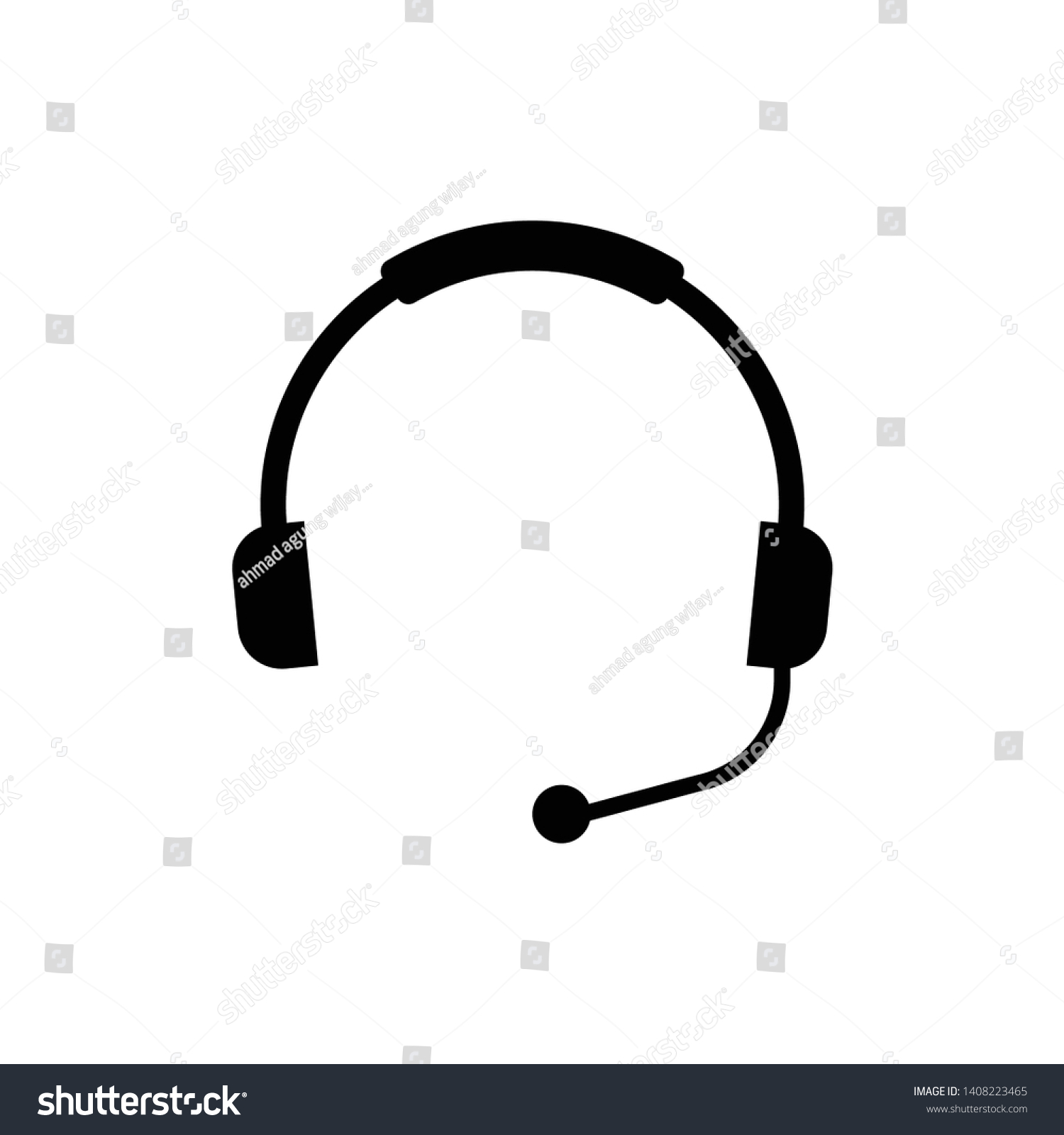 Call Center Icon Symbol Vector: vector de stock (libre de regalías ...