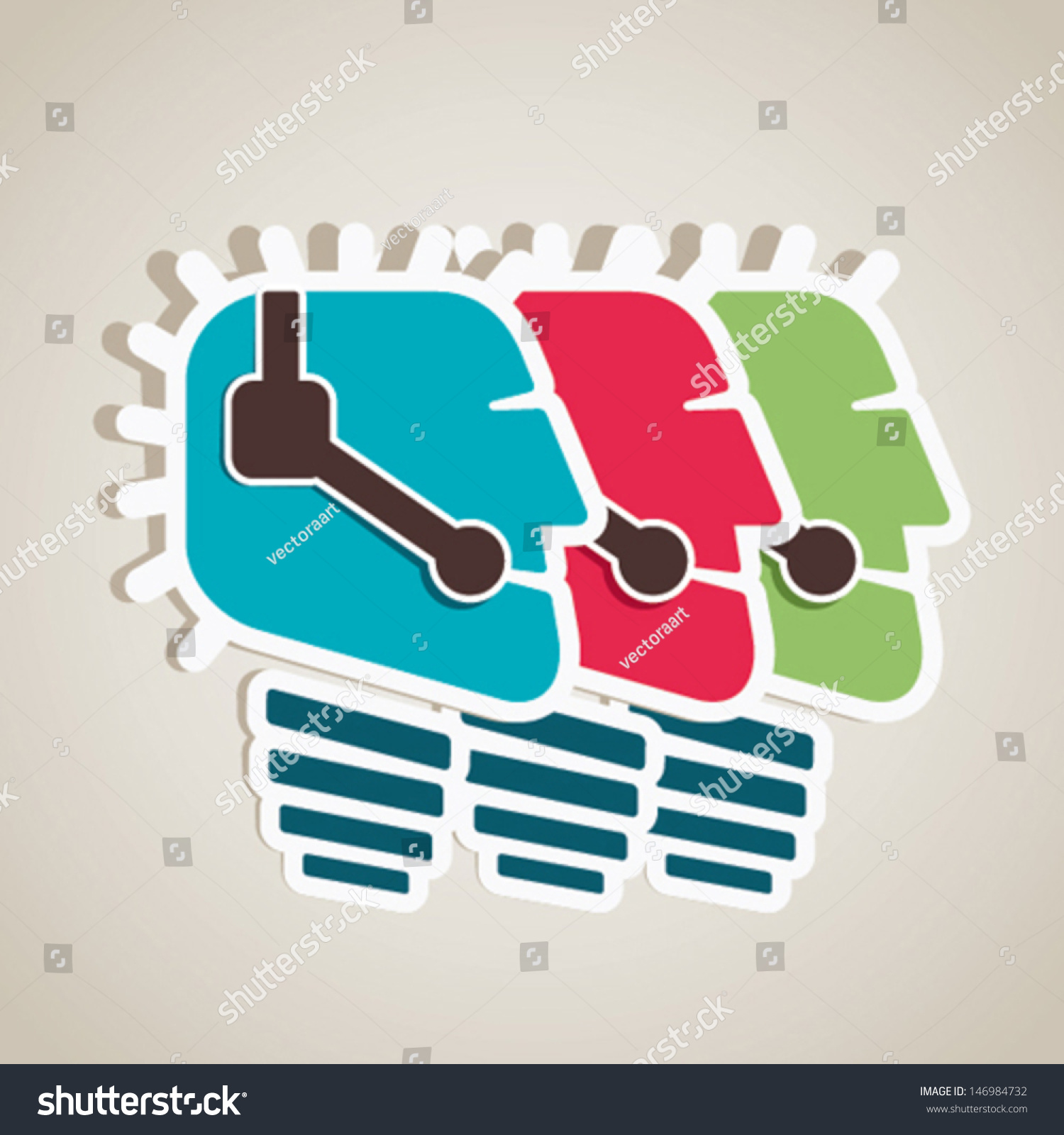 Call Center Men Vector Stock Vector (Royalty Free) 146984732 | Shutterstock