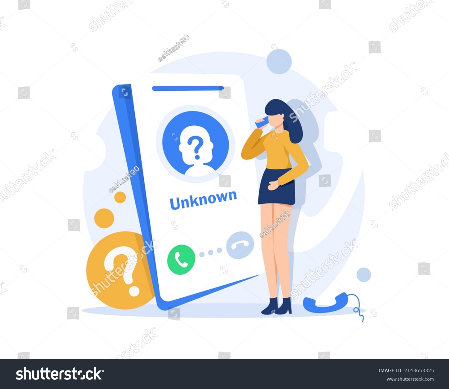 Call Unknown Number Subscriberhoax Warning Suspicious Stock Vector ... Call Unknown Number Subscriberhoax Warning Suspicious Stock Vector ...