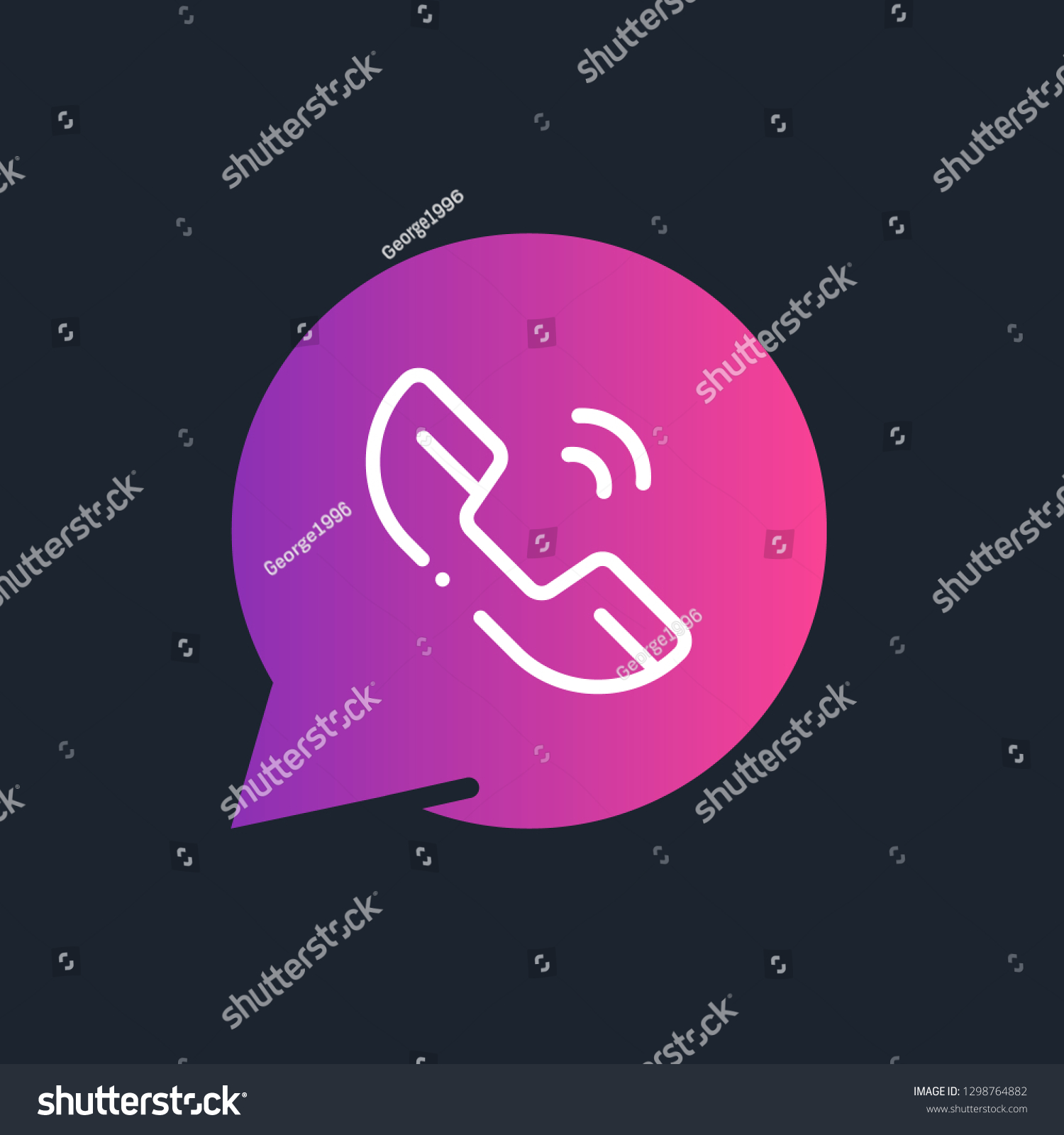 Call Recorder Icon Logo Stock Vector (Royalty Free) 1298764882 ...