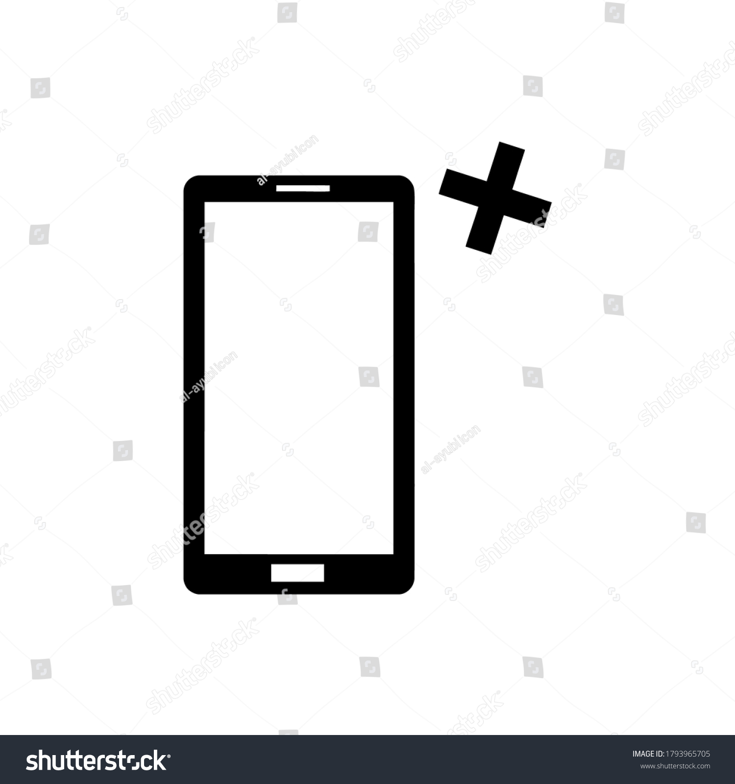 Call Rejected Icon Vector Illustration Logo Stock Vector (Royalty Free ...