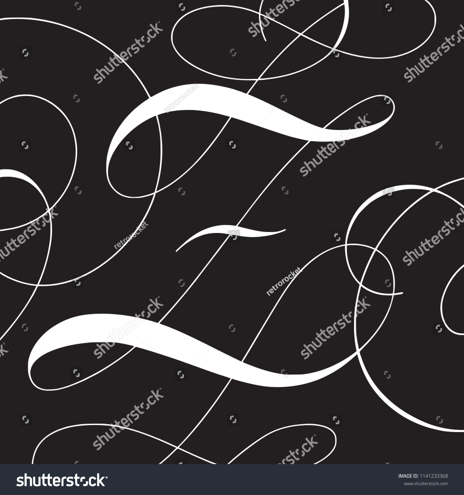 Calligraphy Initial Capital Letter Z Stock Vector (Royalty Free) 1141233368