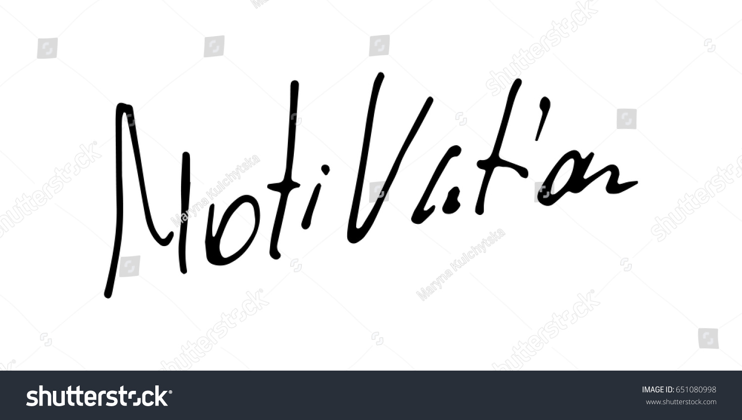 Calligraphy Motivation Vector Stock Vector (Royalty Free) 651080998 ...