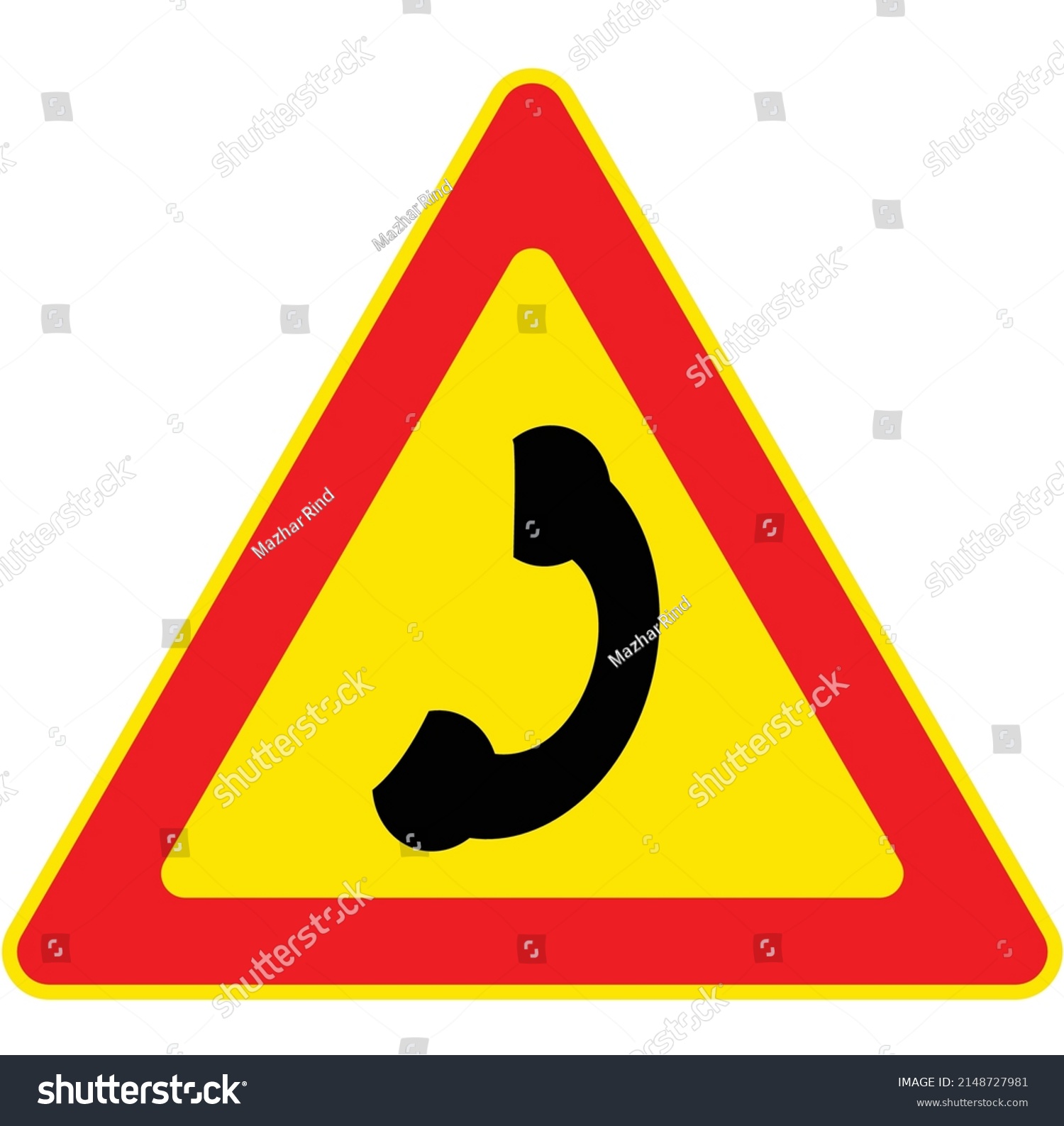 Calling Warning Sign Caution Symbol Sign Stock Vector (Royalty Free ...