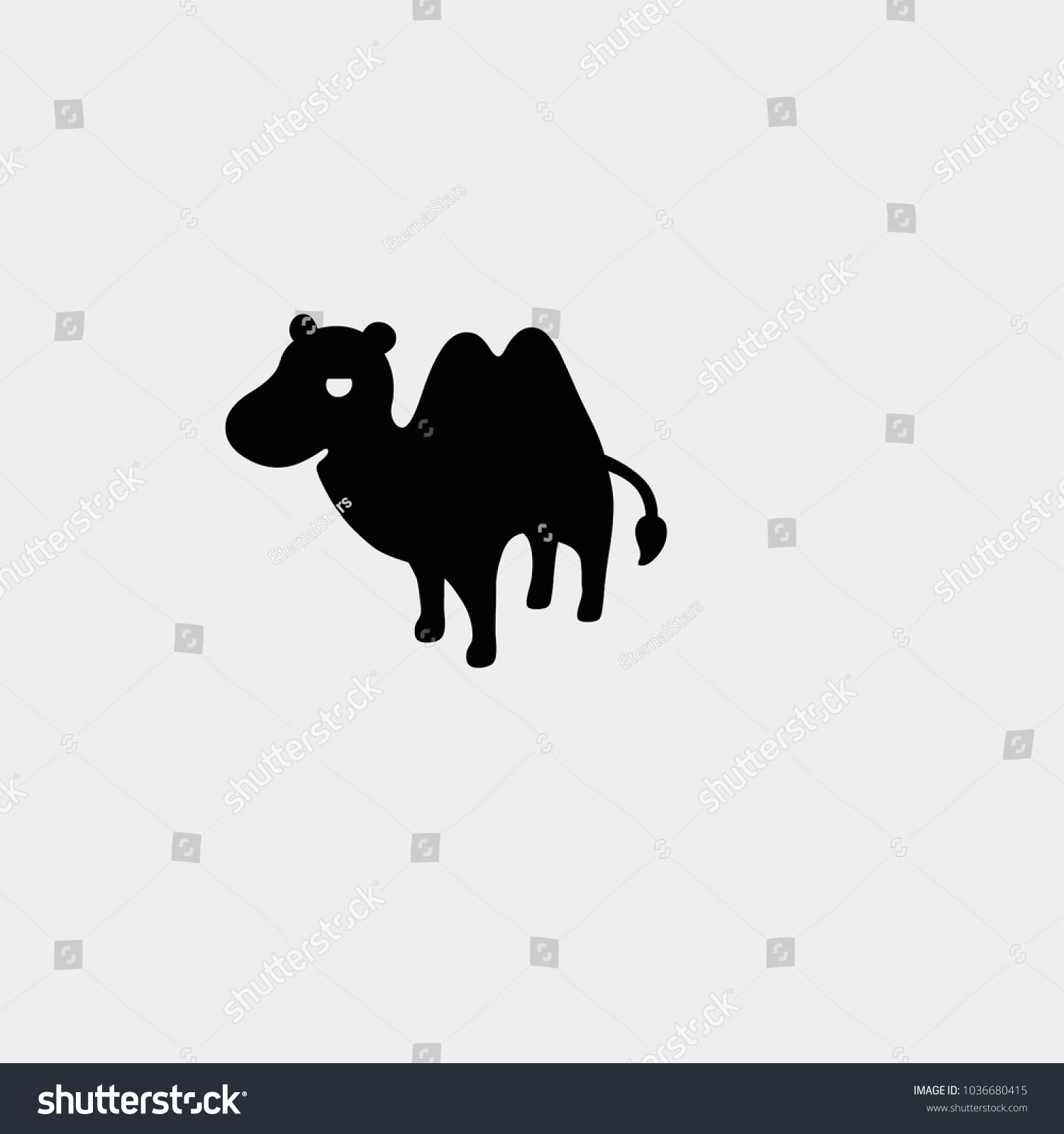 Camel Icon Vector Camel Symbol Vector Stock Vector (Royalty Free ...