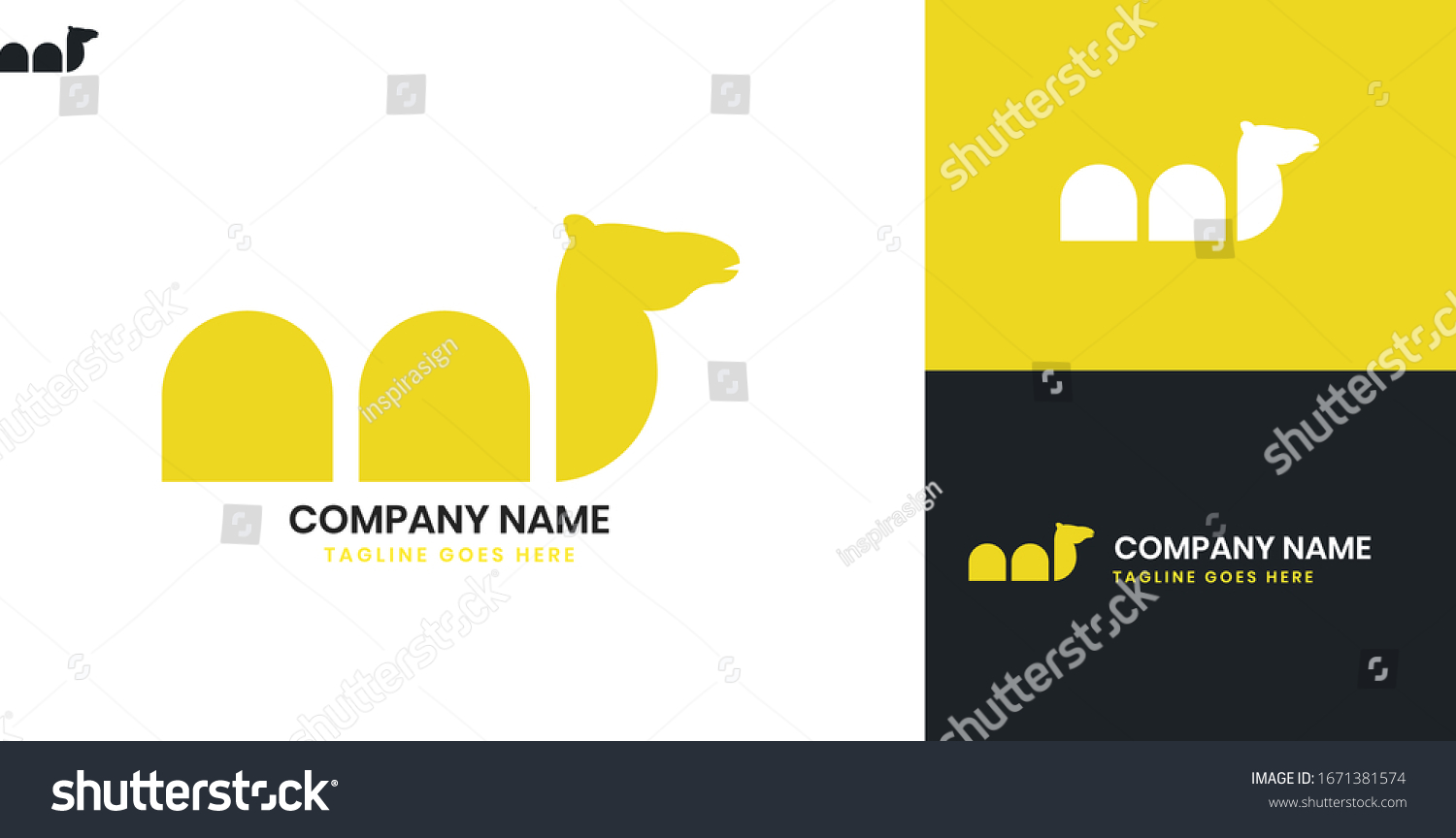 Camel Logo All Elements On This Stock Vector (Royalty Free) 1671381574 ...