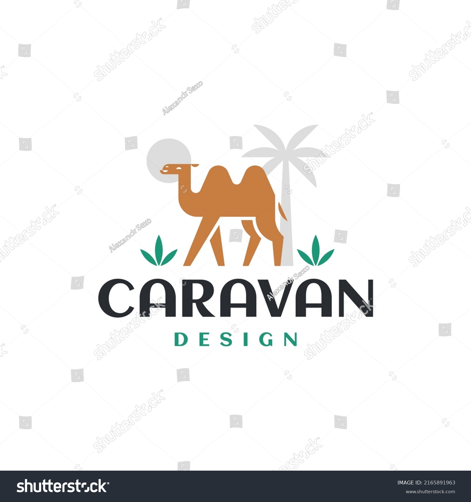 Camel Modern Logo Design Icon Vector Stock Vector (Royalty Free ...