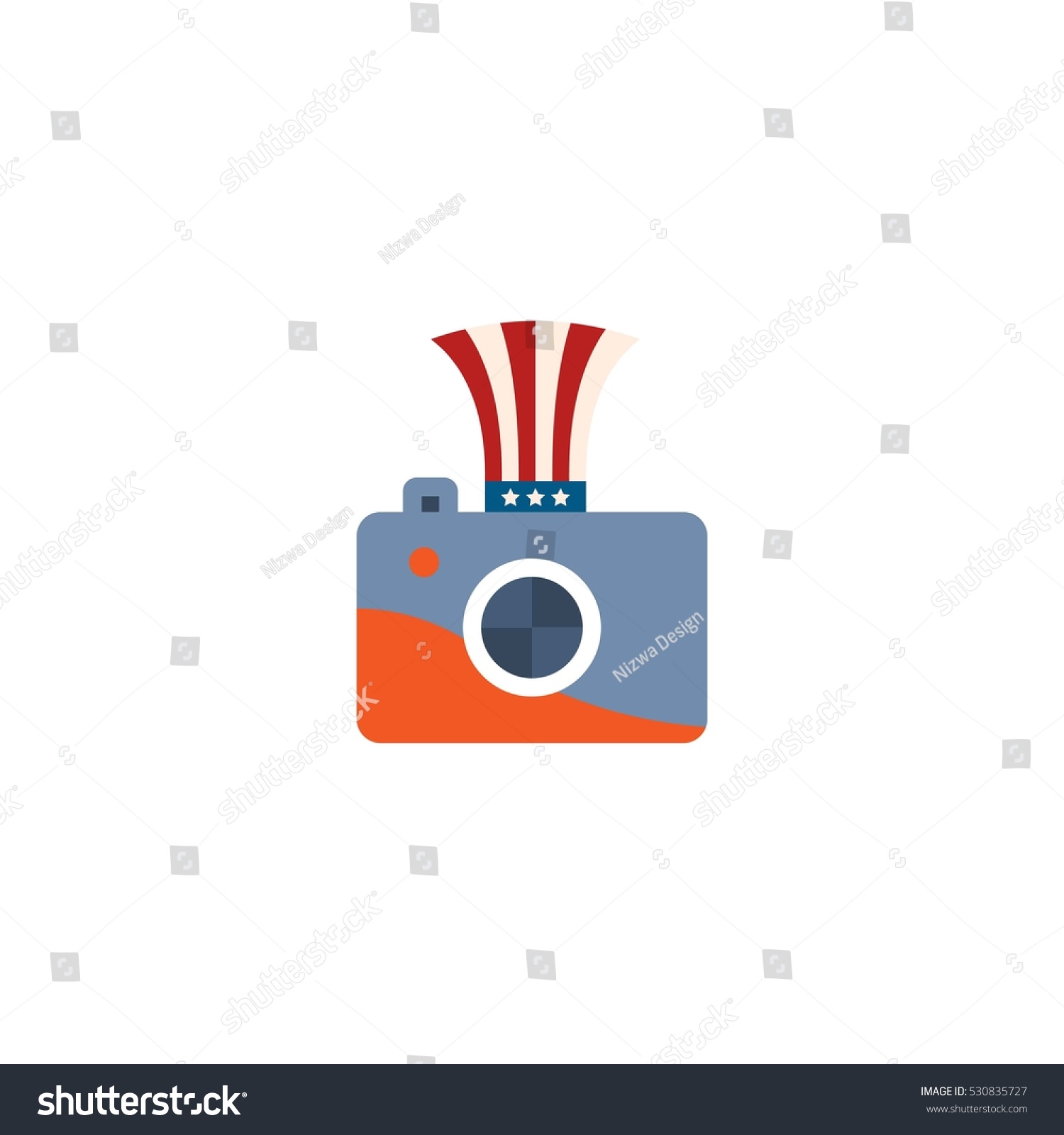 Camera America Vector Logo Design Element Stock Vector (Royalty Free ...