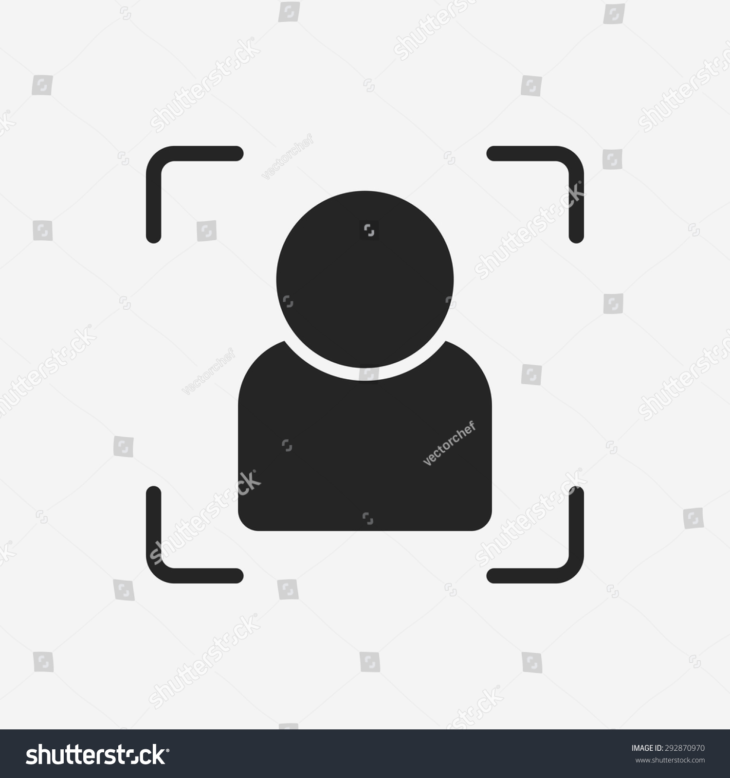 Camera Autofocus Icon Stock Vector (Royalty Free) 292870970 | Shutterstock