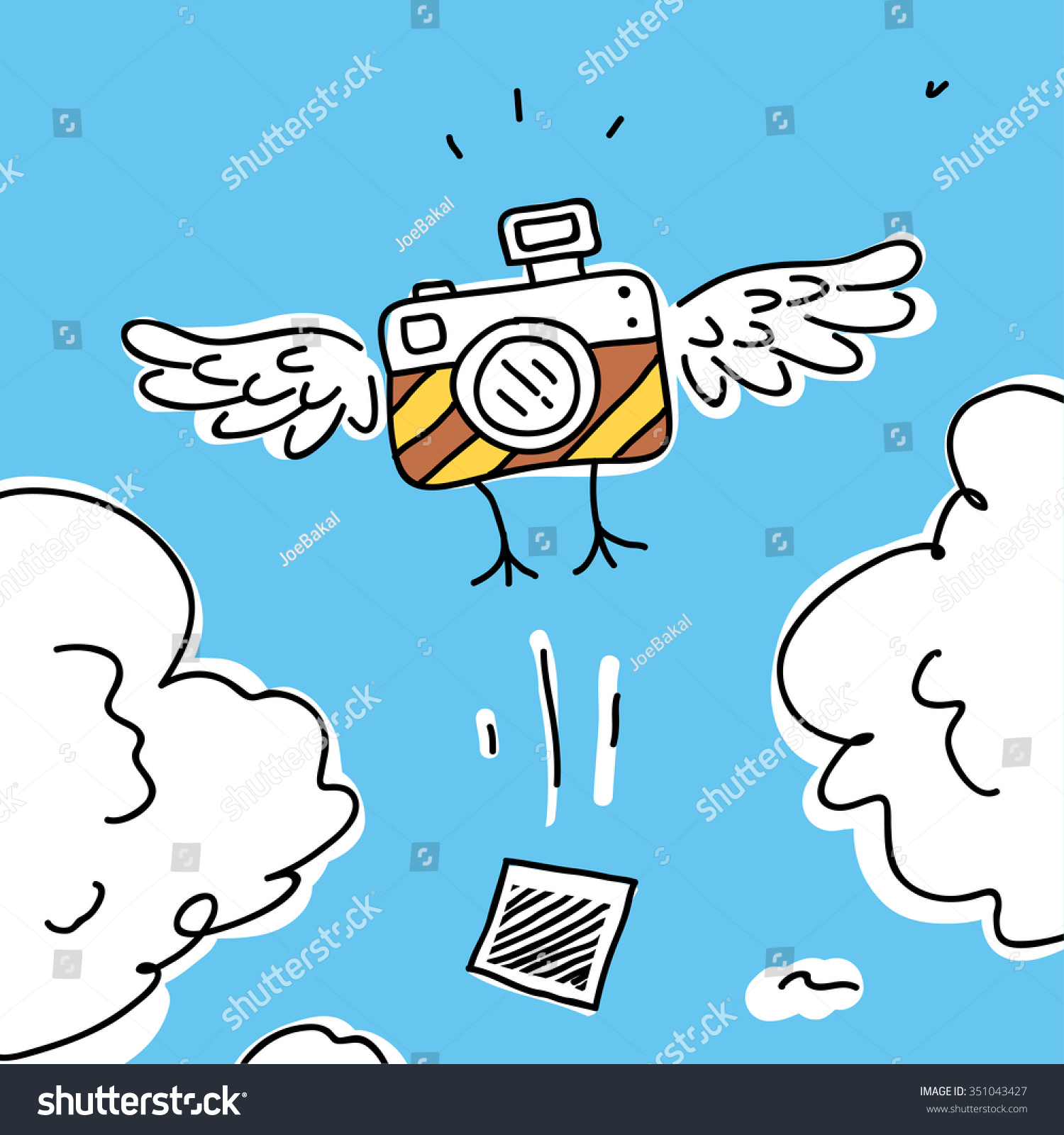 Camera Cartoon Symbol Stock Vector (Royalty Free) 351043427 | Shutterstock