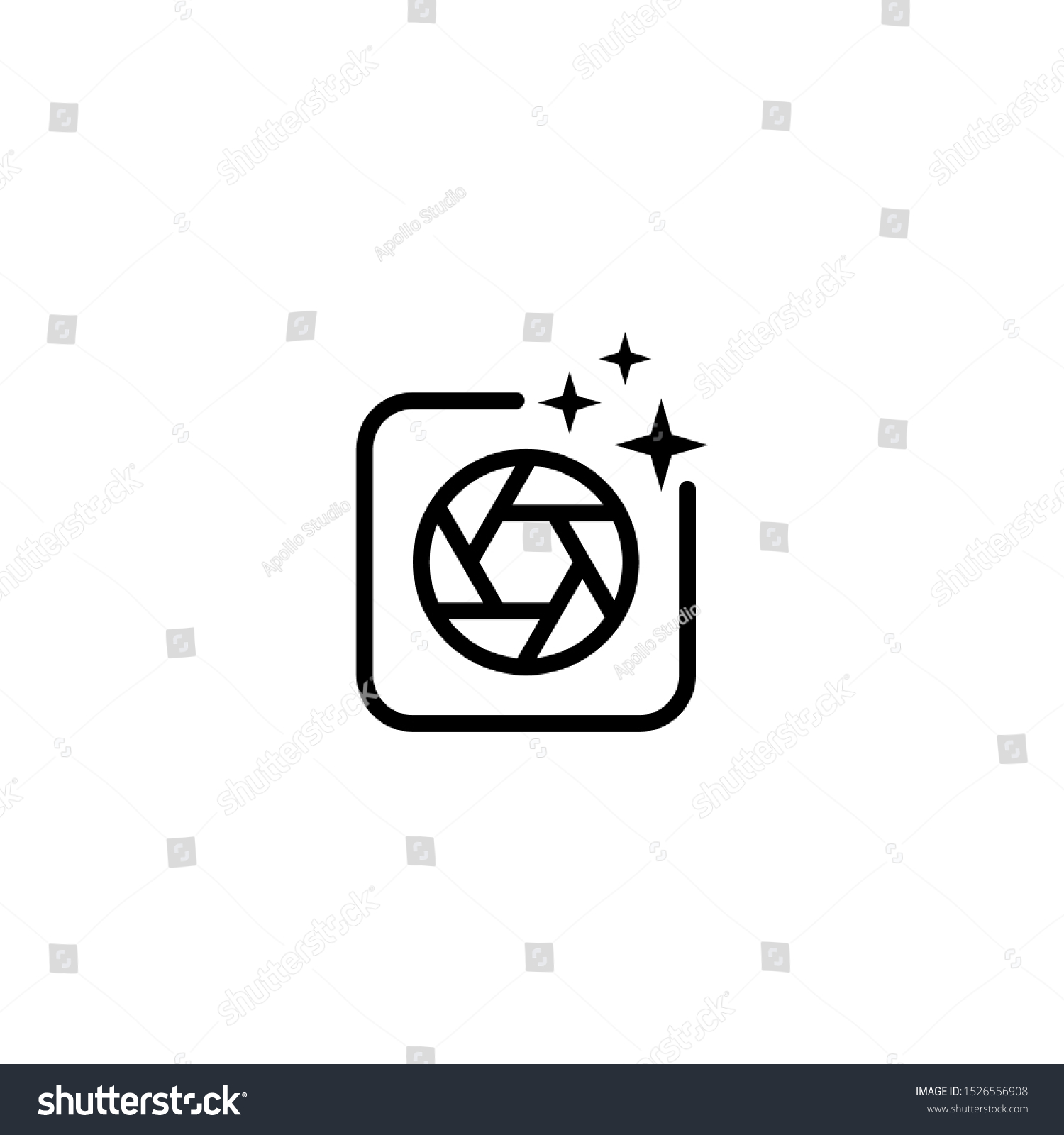 Camera Graphic Design Template Vector Isolated Stock Vector (Royalty ...