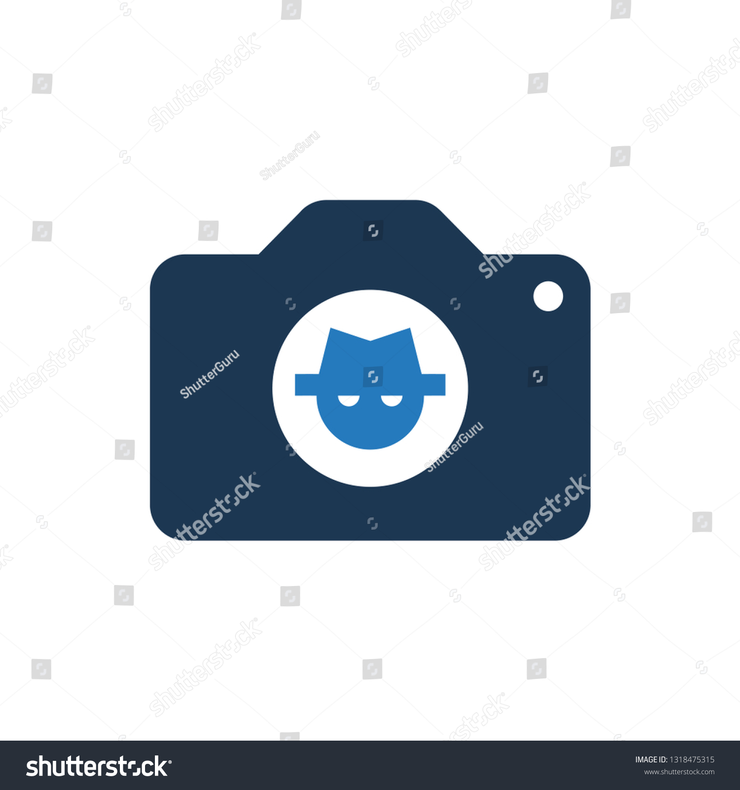 Camera Icon Detective Spy Vector Stock Vector (Royalty Free) 1318475315 ...