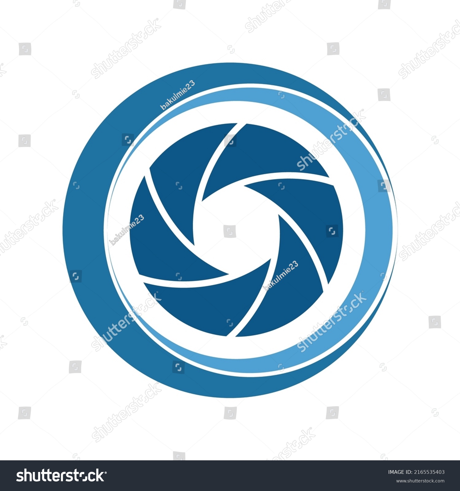 Camera Lens Logo Vector On Trendy Stock Vector (Royalty Free ...