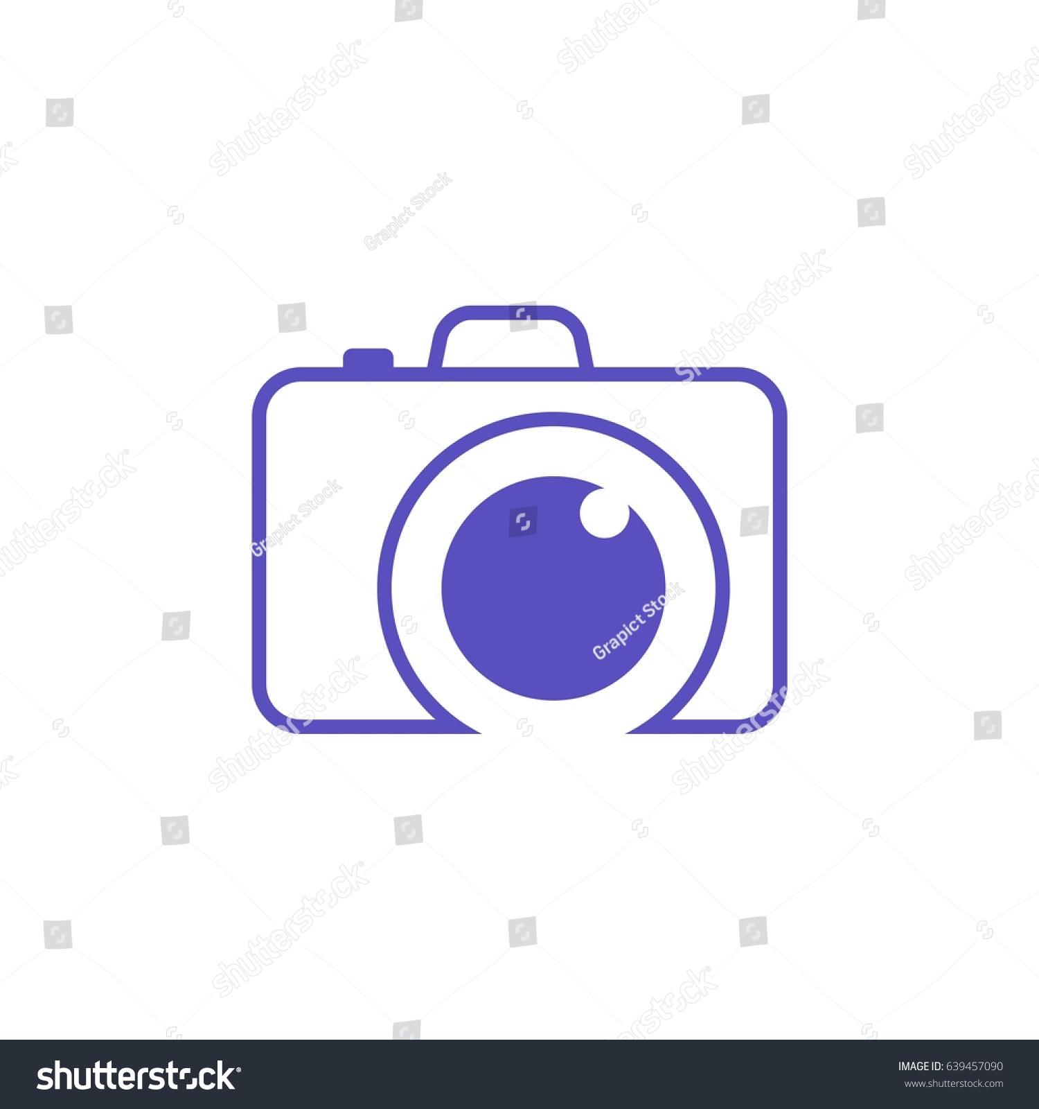 Camera Logo Design Template Xiv Stock Vector (Royalty Free) 639457090 ...