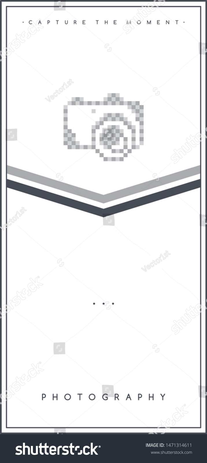 Camera Photography Flyer Pamphlet Template Stock Vector (Royalty Free ...