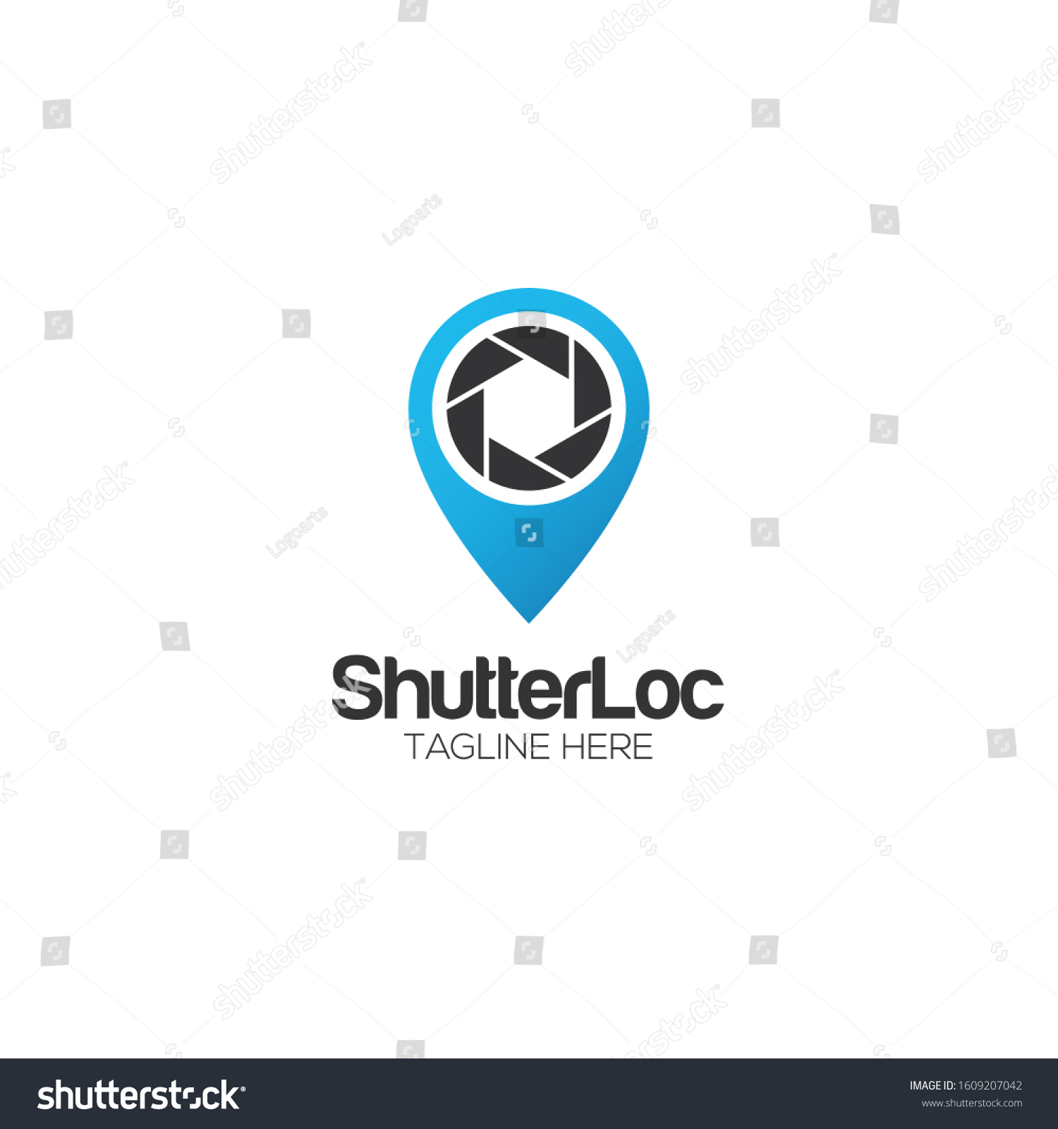 Camera Shutter Logo Icon Vector Template Stock Vector (Royalty Free ...