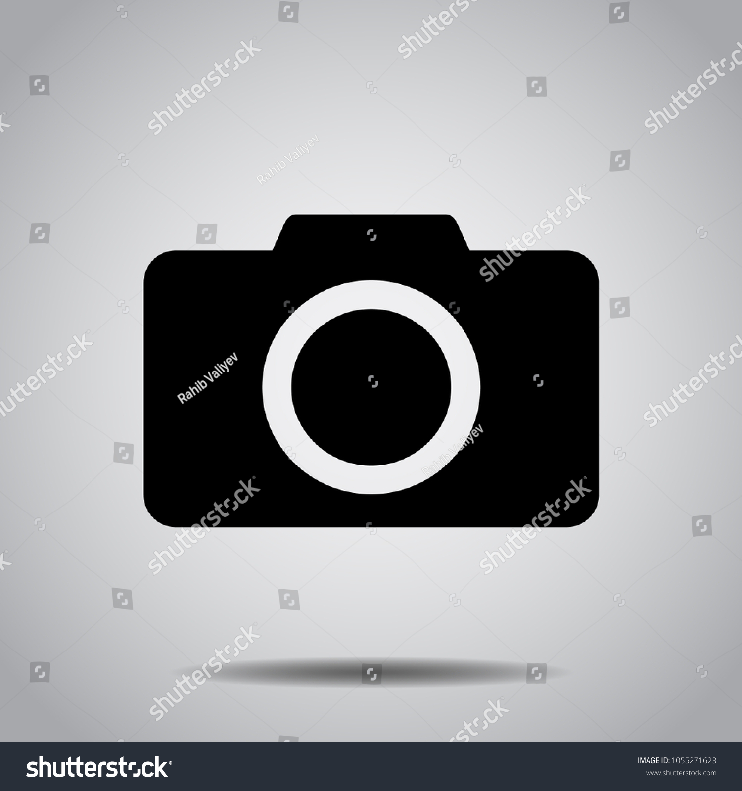 Camera Sign Icon Stock Vector (Royalty Free) 1055271623 | Shutterstock