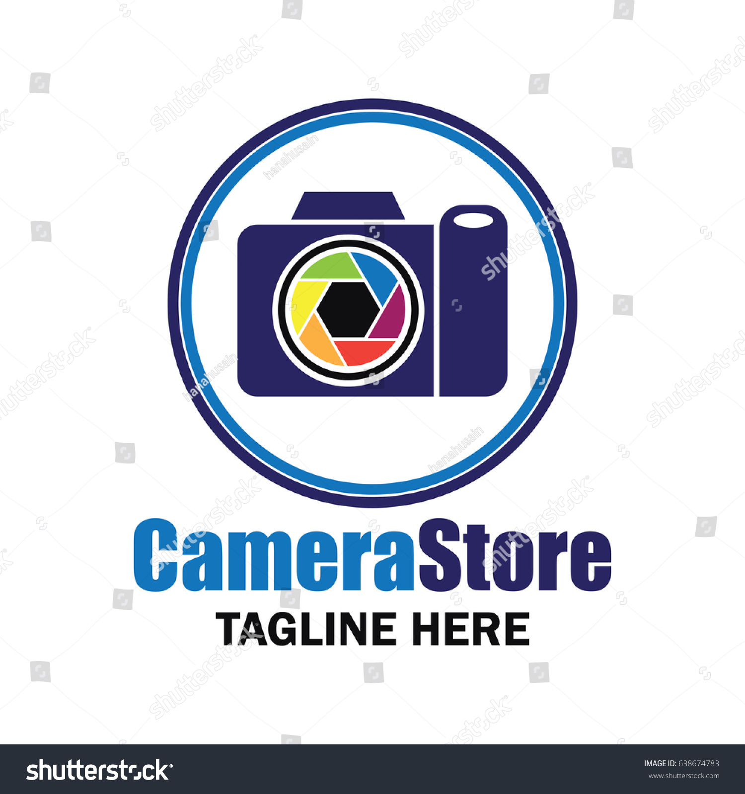 Camera Studio Shutter Camera Store Logo Stock Vector (Royalty Free ...