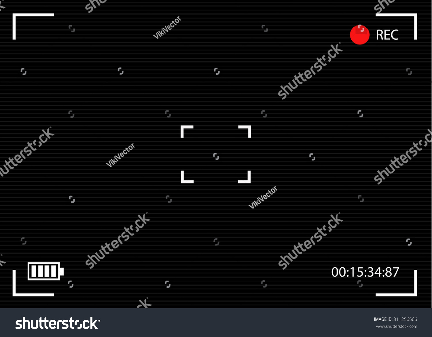 Camera Viewfinder Template Focusing Screen Camera Stock Vector (Royalty ... Camera Viewfinder Template Focusing Screen Camera Stock Vector (Royalty ...