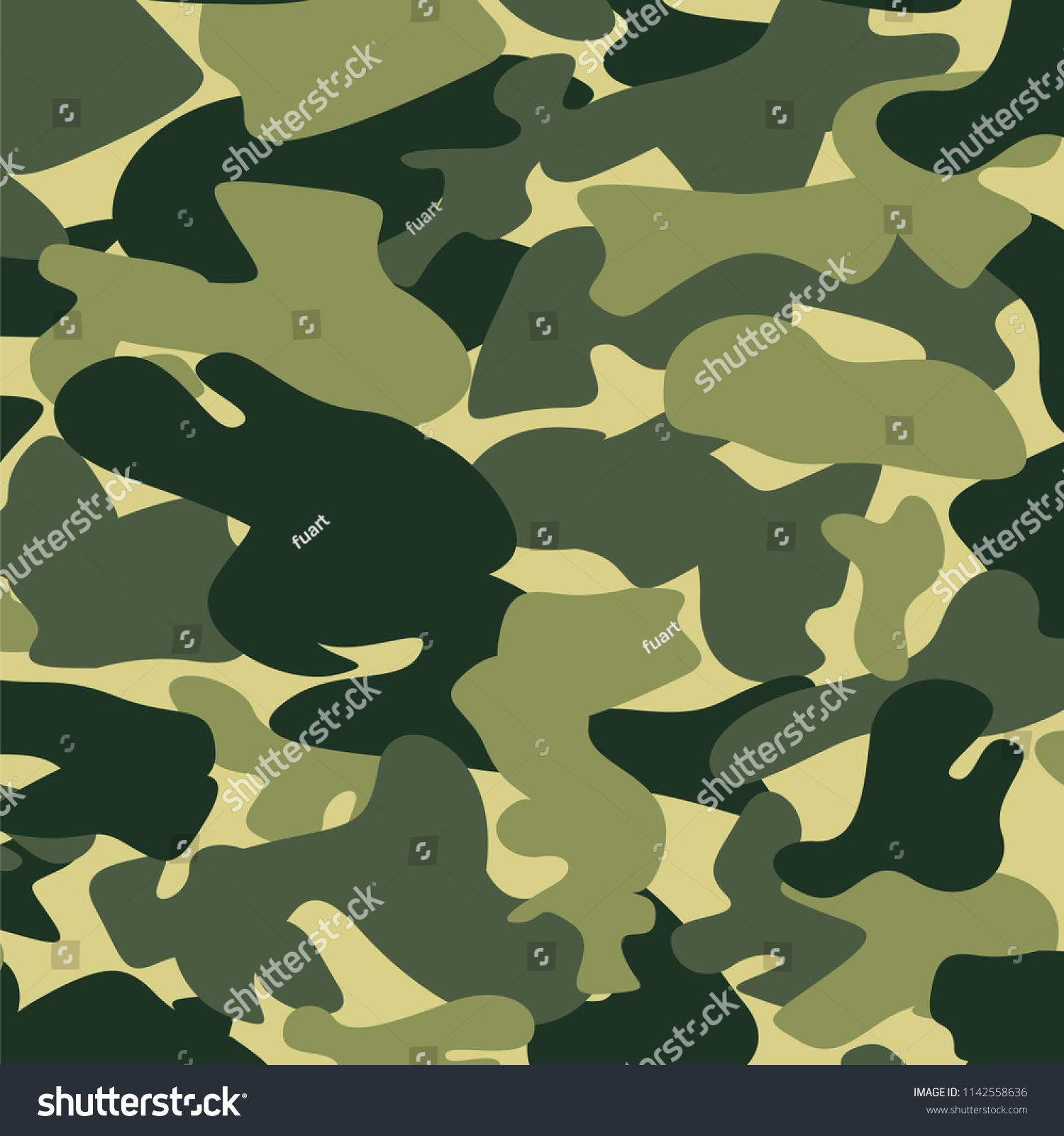 Camouflage Army Patter Background Vector Eps: เวกเตอร์สต็อก (ปลอดค่า ...