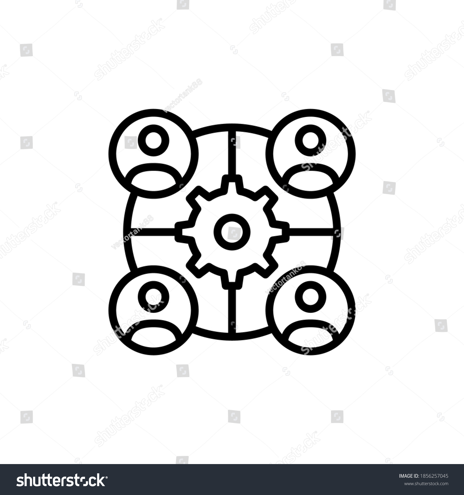 Campaign Management Icon Vector Logotype Stock Vector (Royalty Free ...