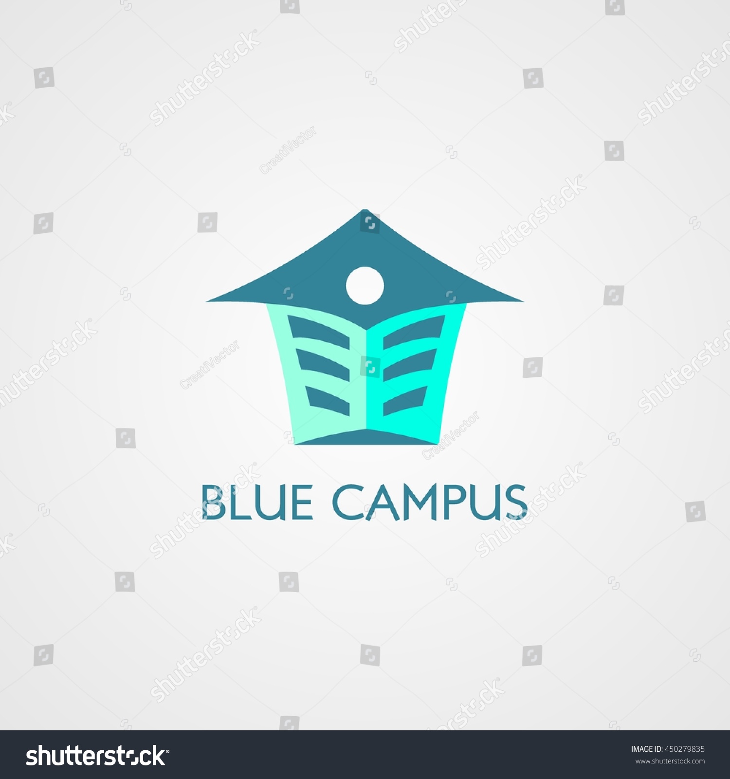 Campus Logo Design Template Stock Vector (Royalty Free) 450279835 ...